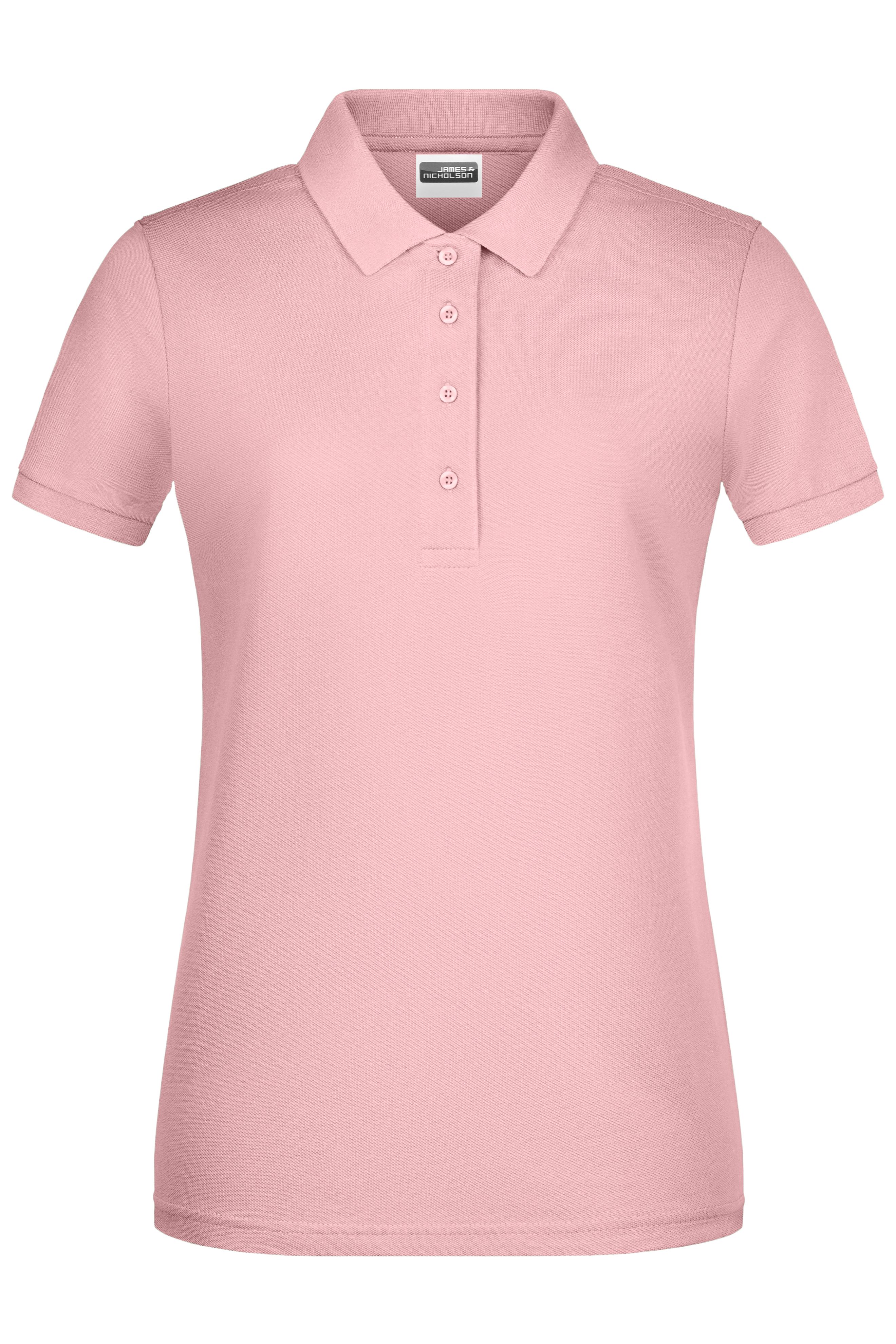 Damen Ladies' Basic Polo Soft-pink-Daiber