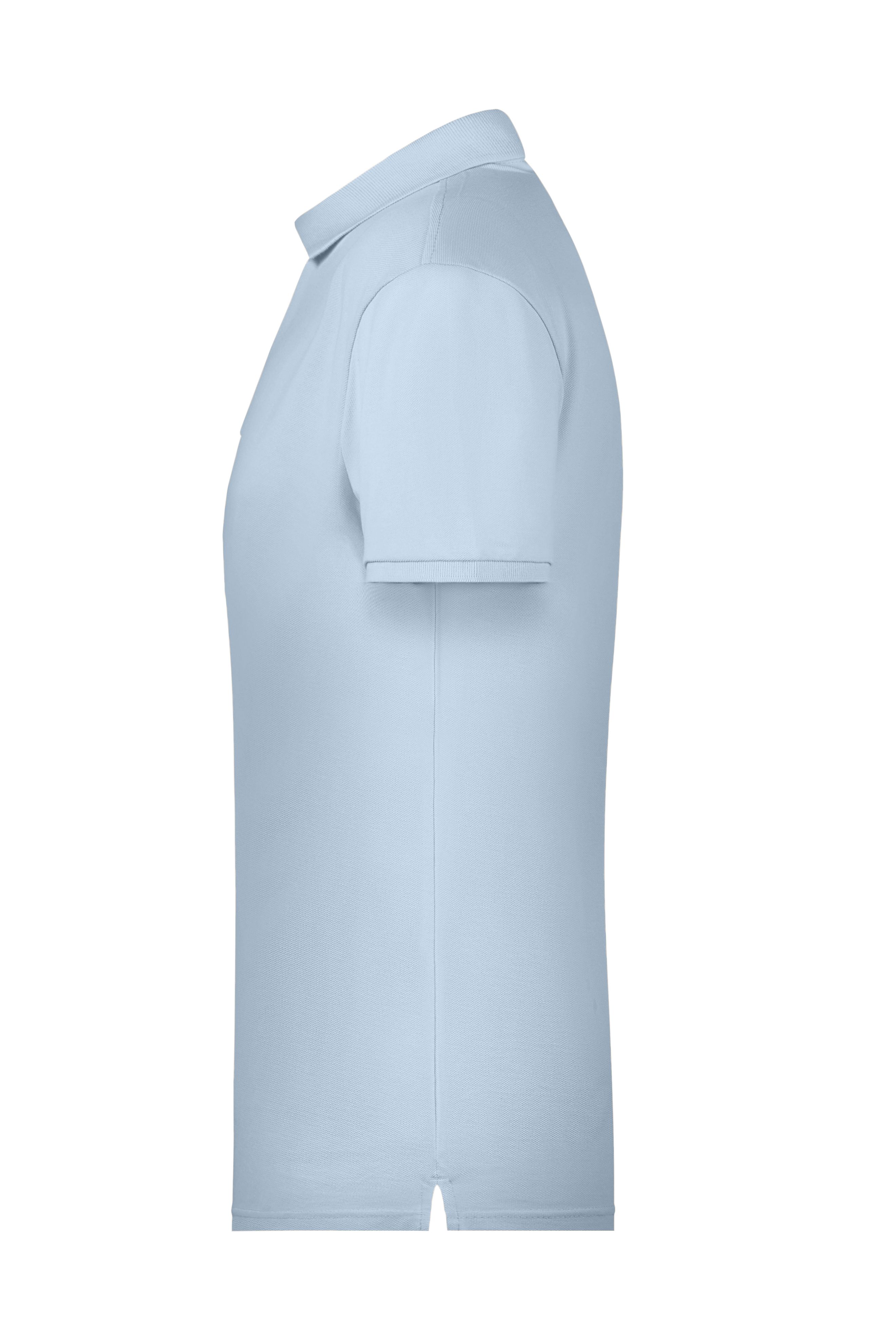 Men Men's Basic Polo Light-blue-Daiber