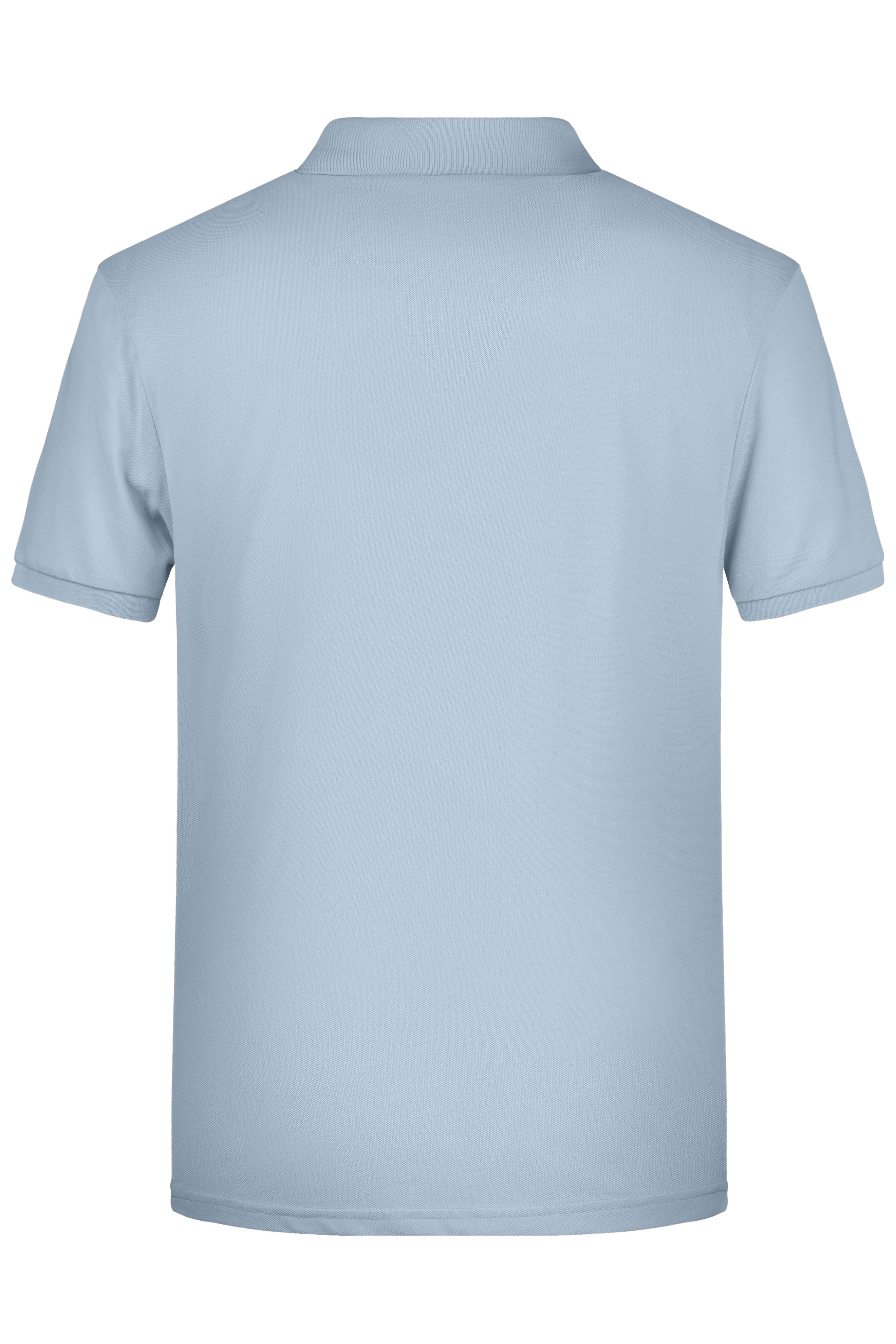 Men Men's Basic Polo Light-blue-Daiber