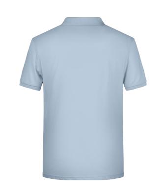 Men Men's Basic Polo Light-blue-Daiber