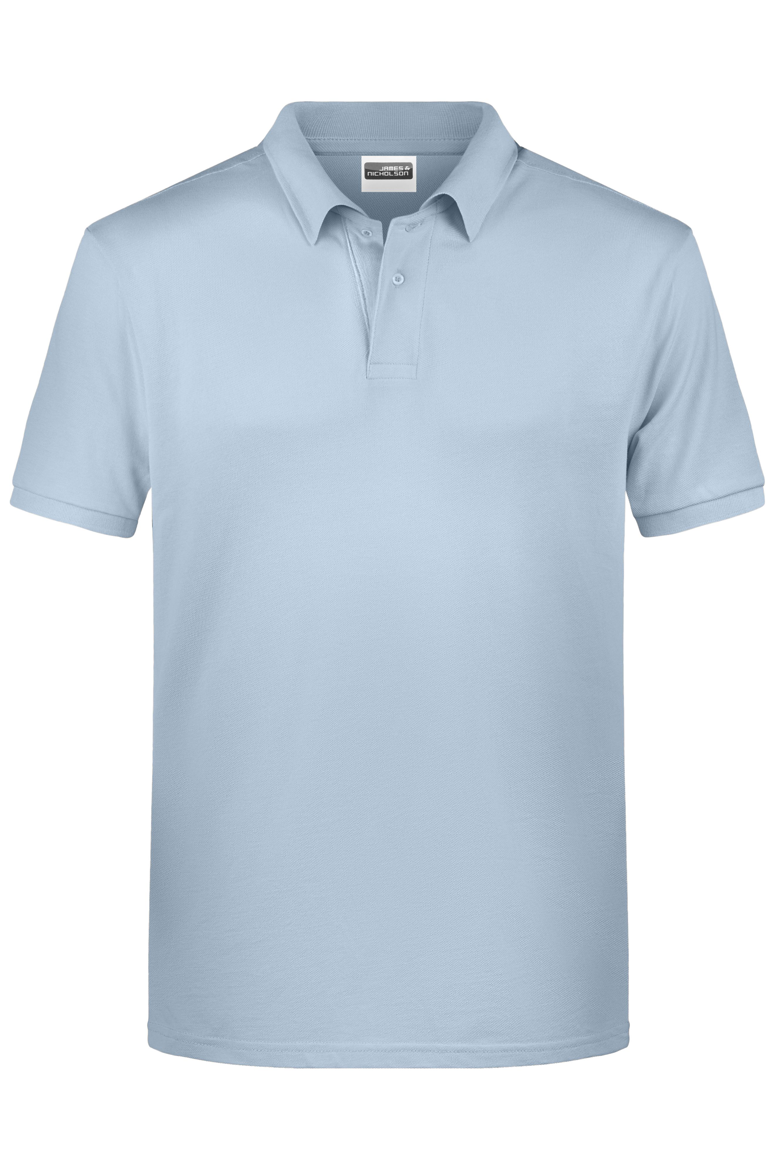 Homme Polo basique pour hommes Bleu-clair-Daiber