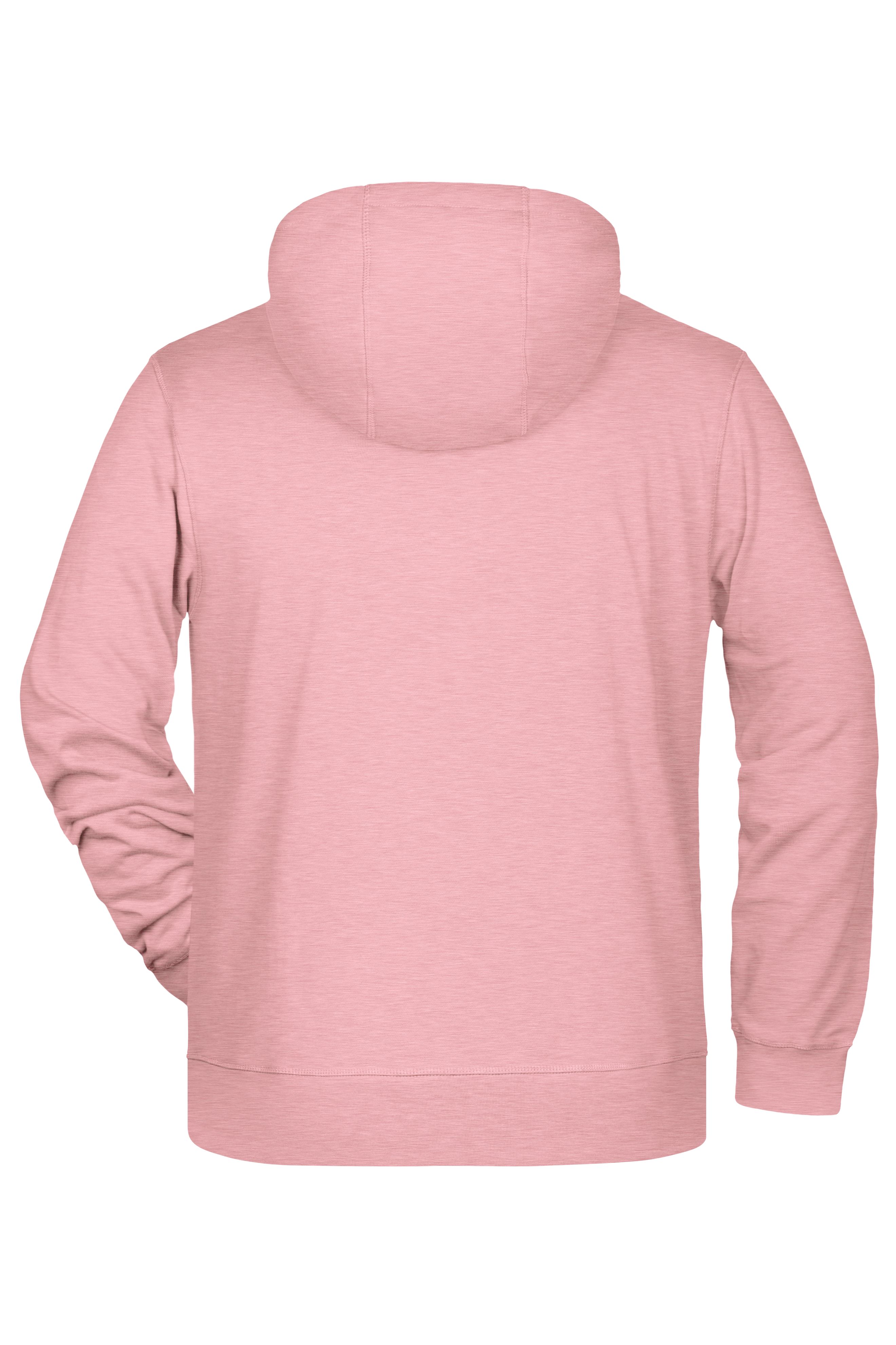Homme Sweat-shirt zippé à capuche homme Rose-mélange-Daiber