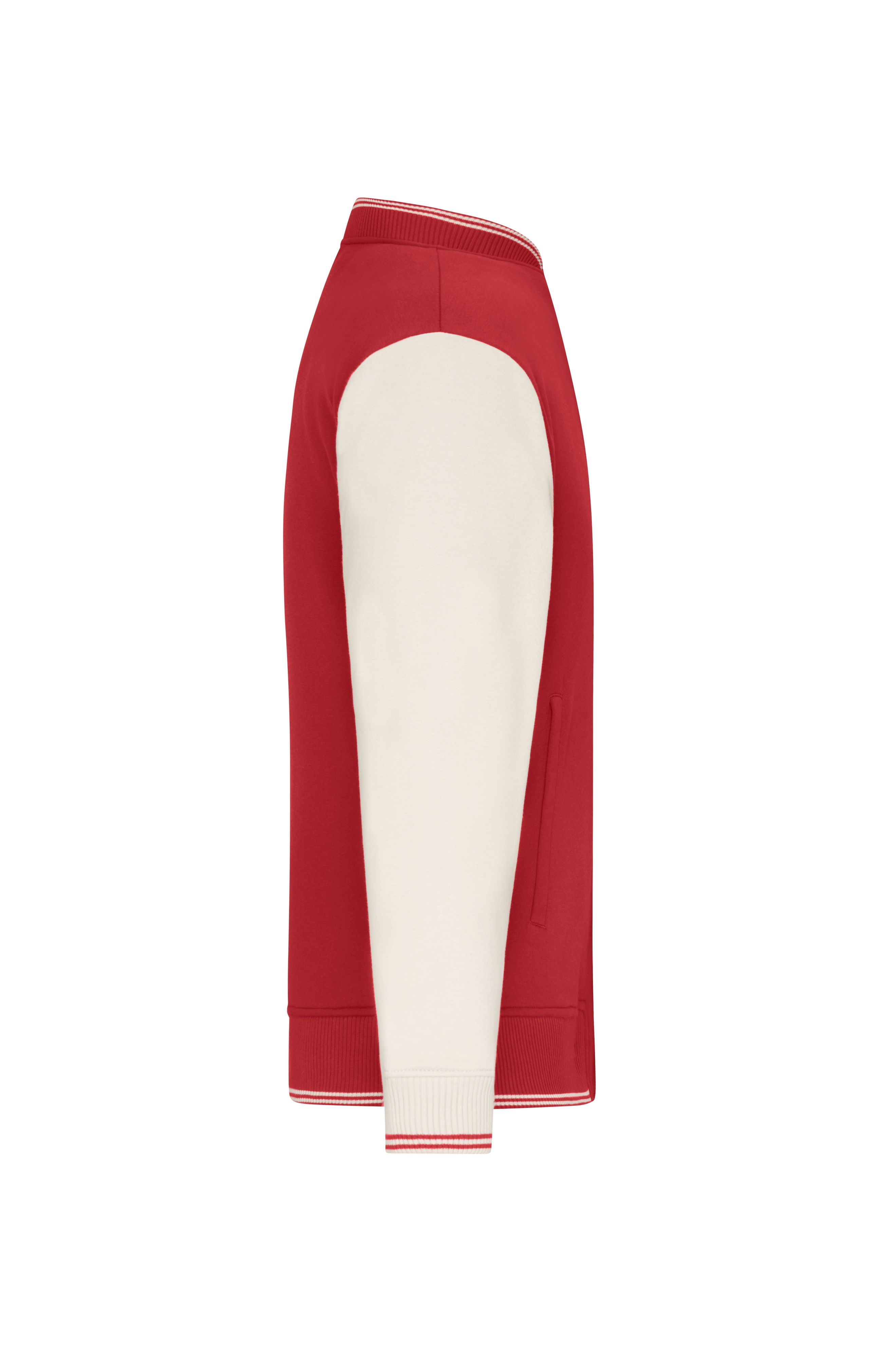 Unisex College-Jacket UNISEX OCS Blended & RCS Carmine-red/sandstone-Daiber