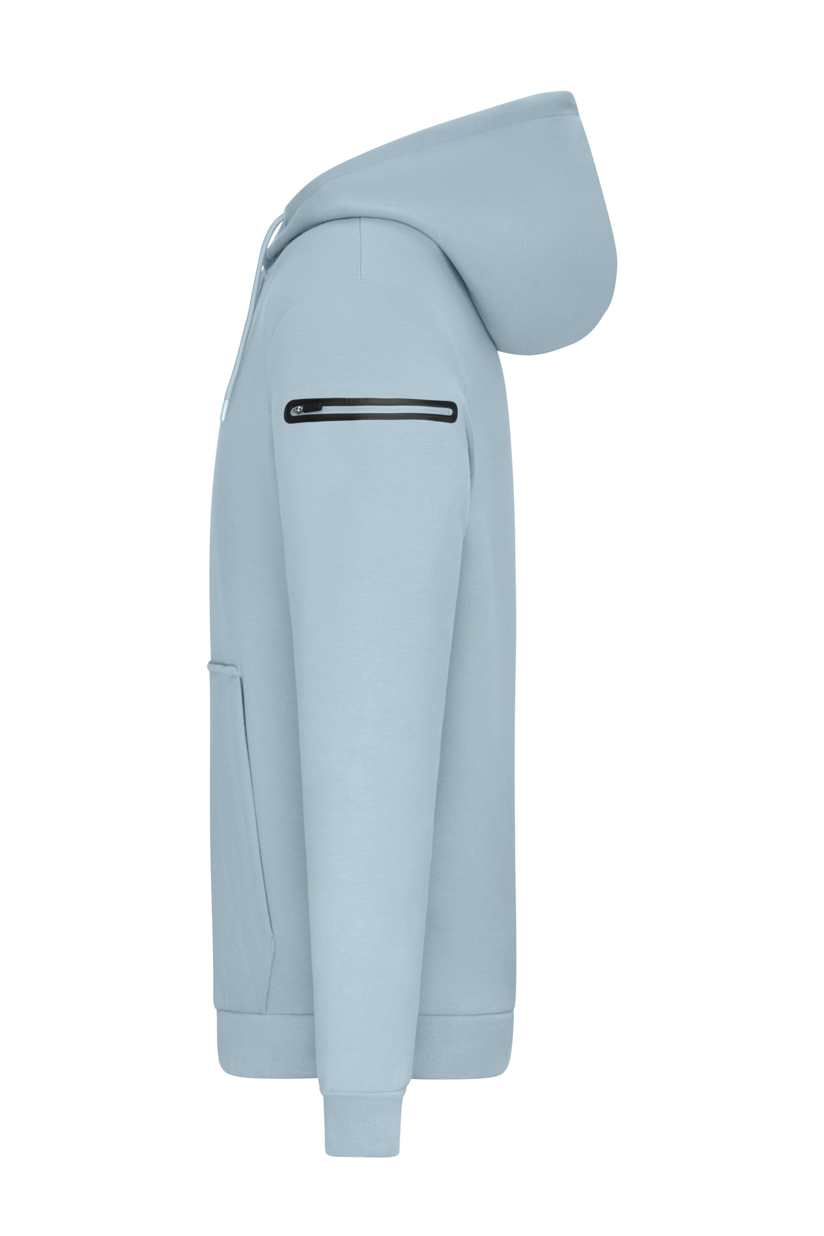 Herren Men's Hoody Interlock OCS Blended & RCS Milky-blue-Daiber