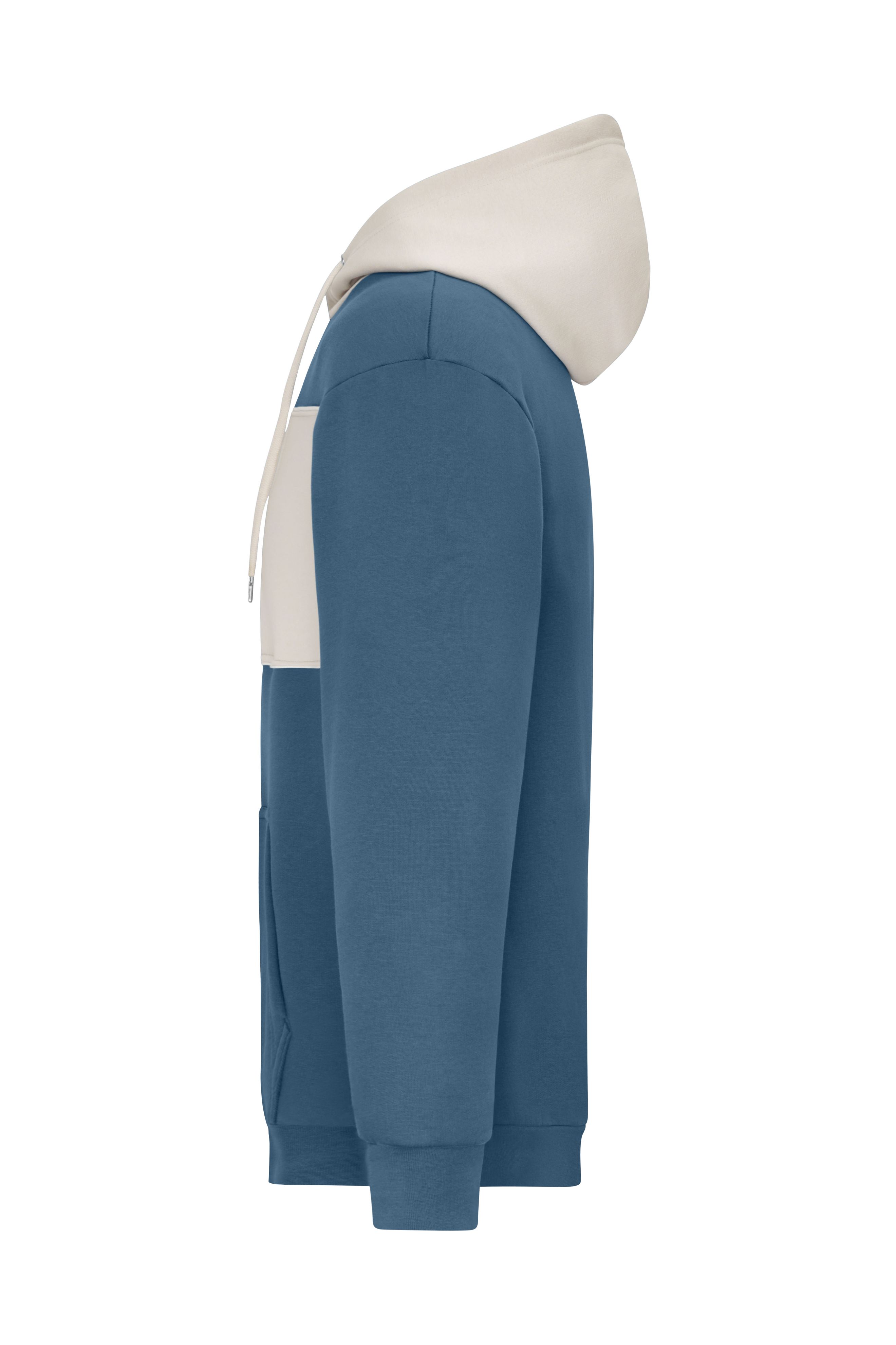 Unisex Sweat-Hoody colour-block UNISEX OCS Blended & RCS Dusty-blue ...