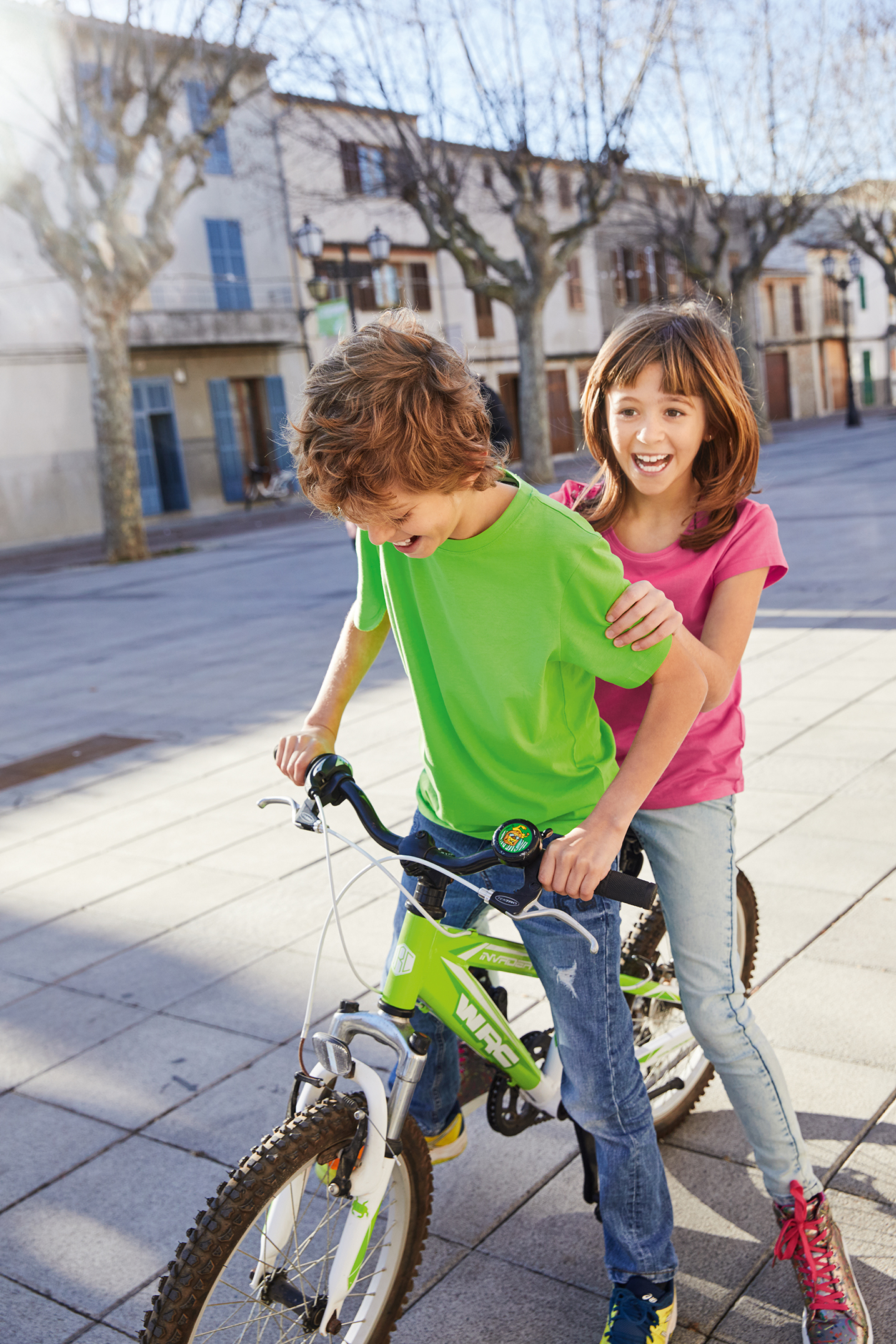 Kinder Girls' Basic-T Orange-Daiber