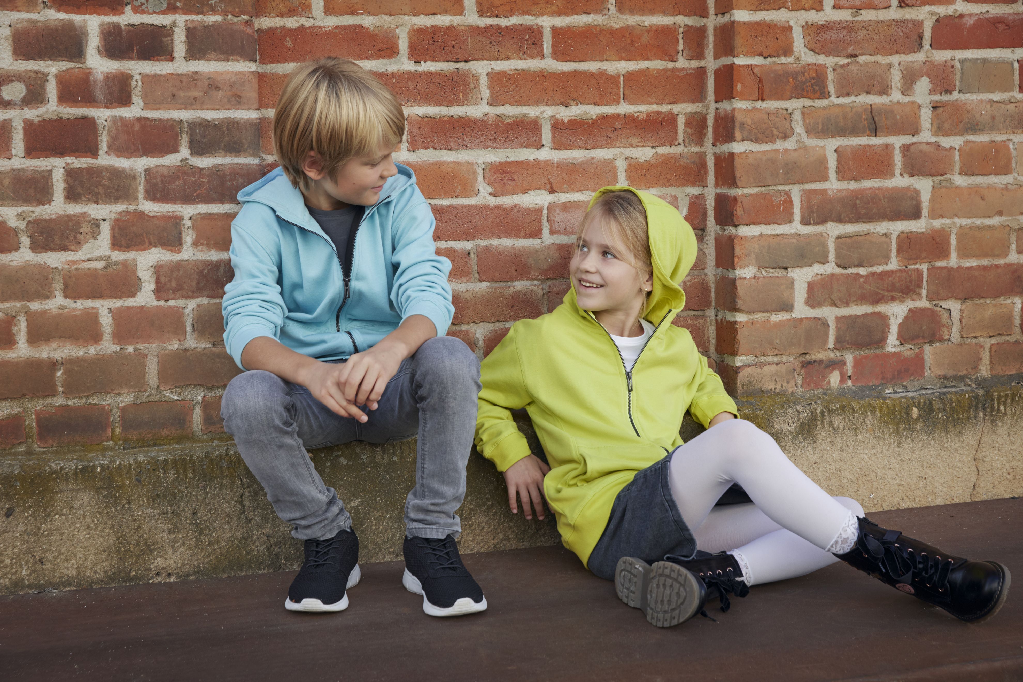 Kinder Children's Zip Hoody OCS Blended & RCS Turquoise-Daiber
