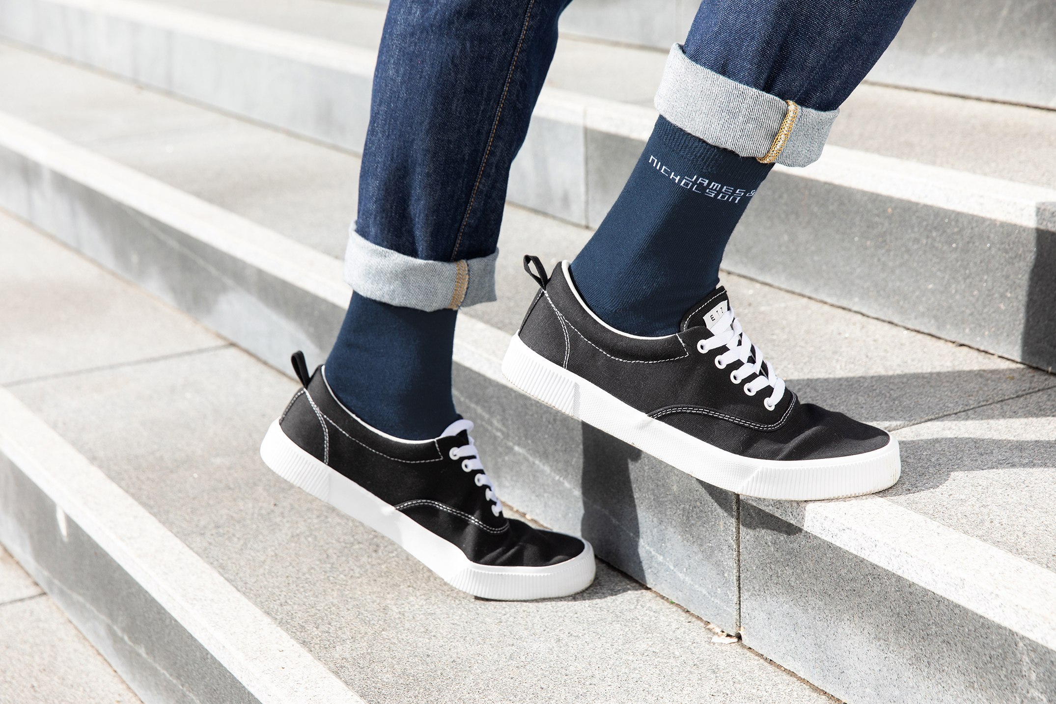 Unisex Bio Socks Navy-Daiber