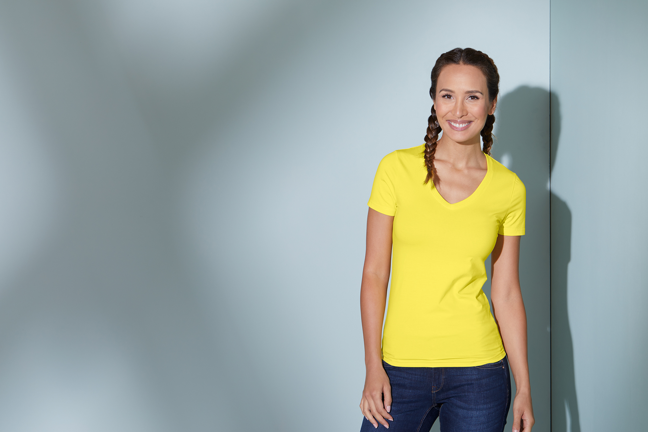 Damen Ladies' V-T Brown-Daiber