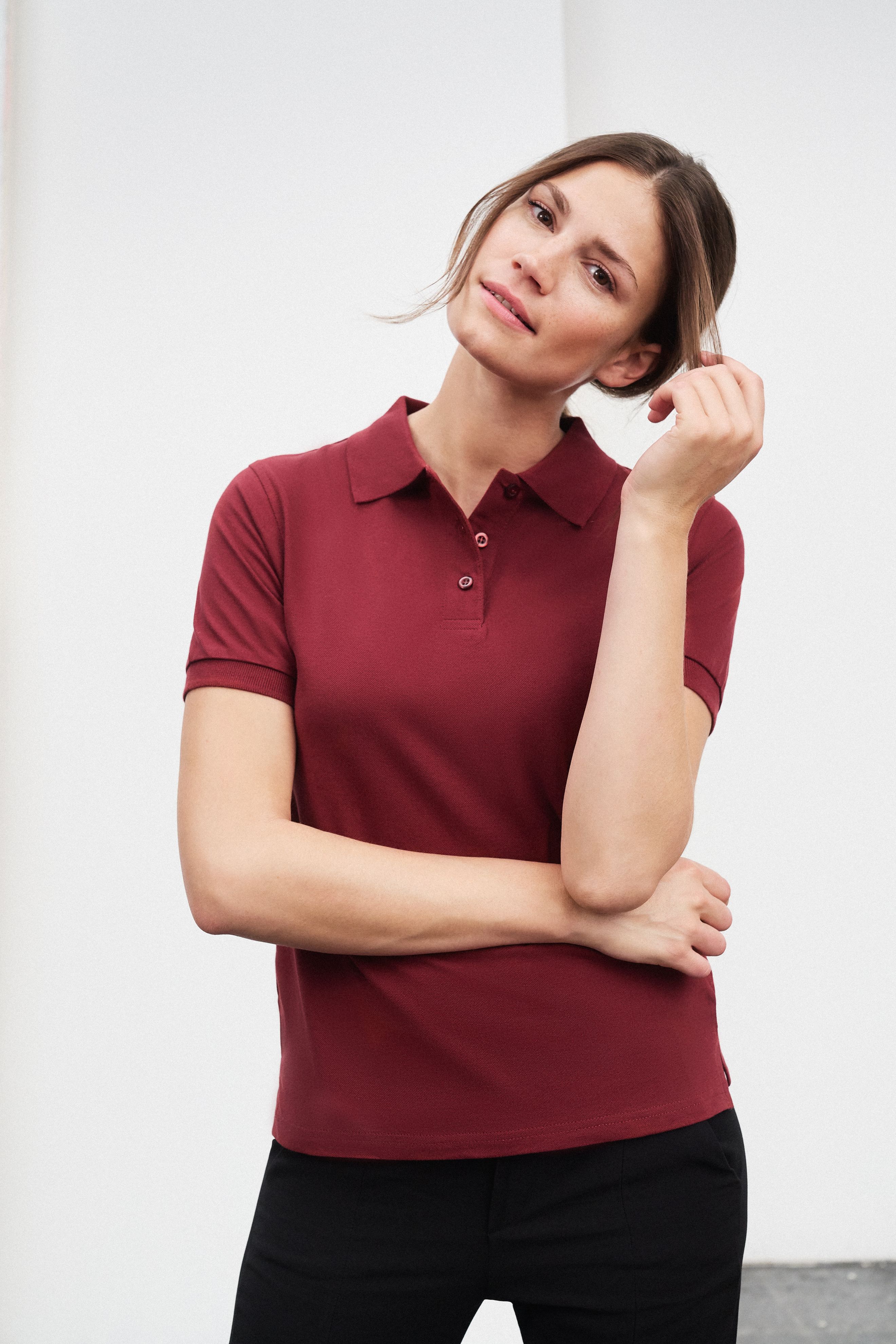 Ladies Classic Polo Ladies White-Daiber