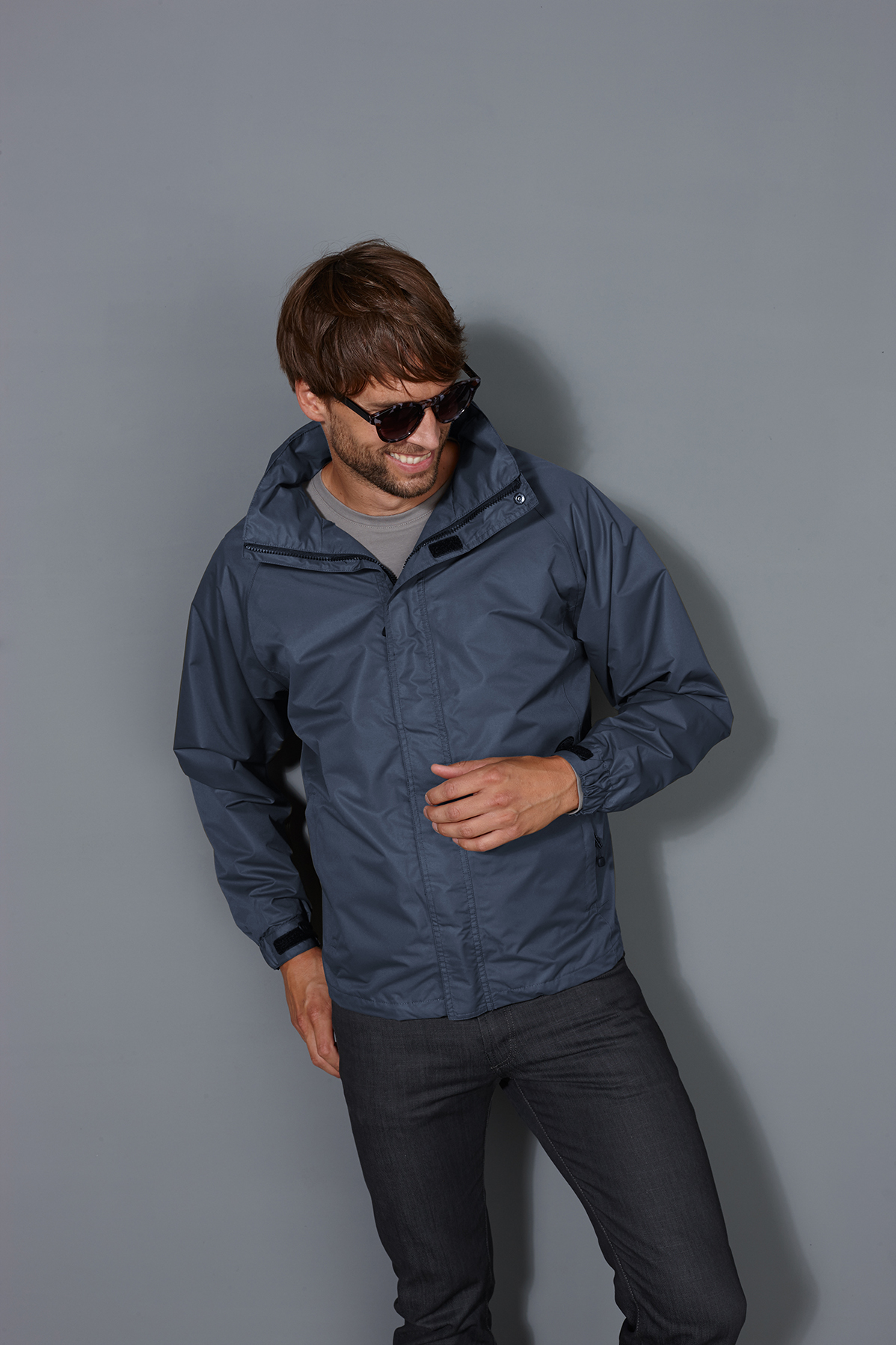 Men Men's Outer Jacket Navy-Daiber