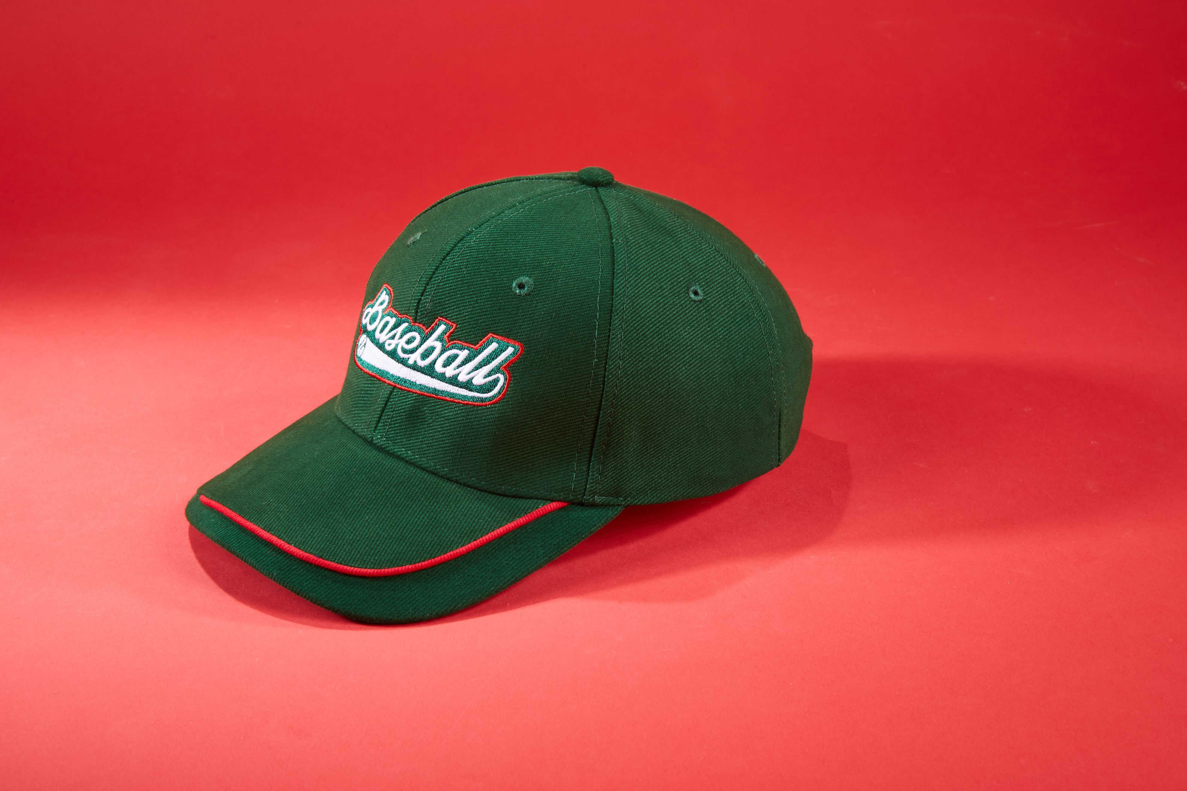 Unisex Half-Pipe Sandwich Cap Red/white/black-Daiber