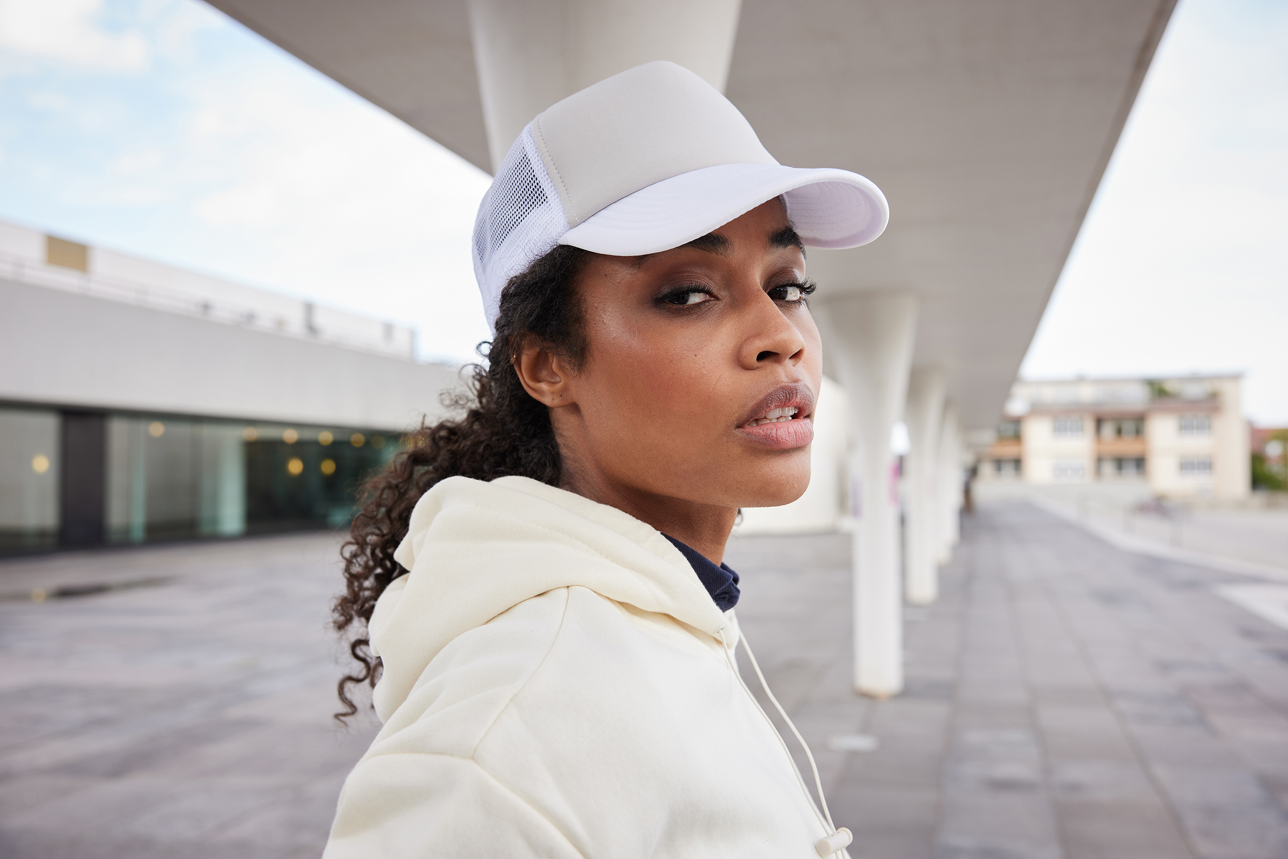 Unisex 5 Panel Polyester Mesh Cap Dark-grey-Daiber