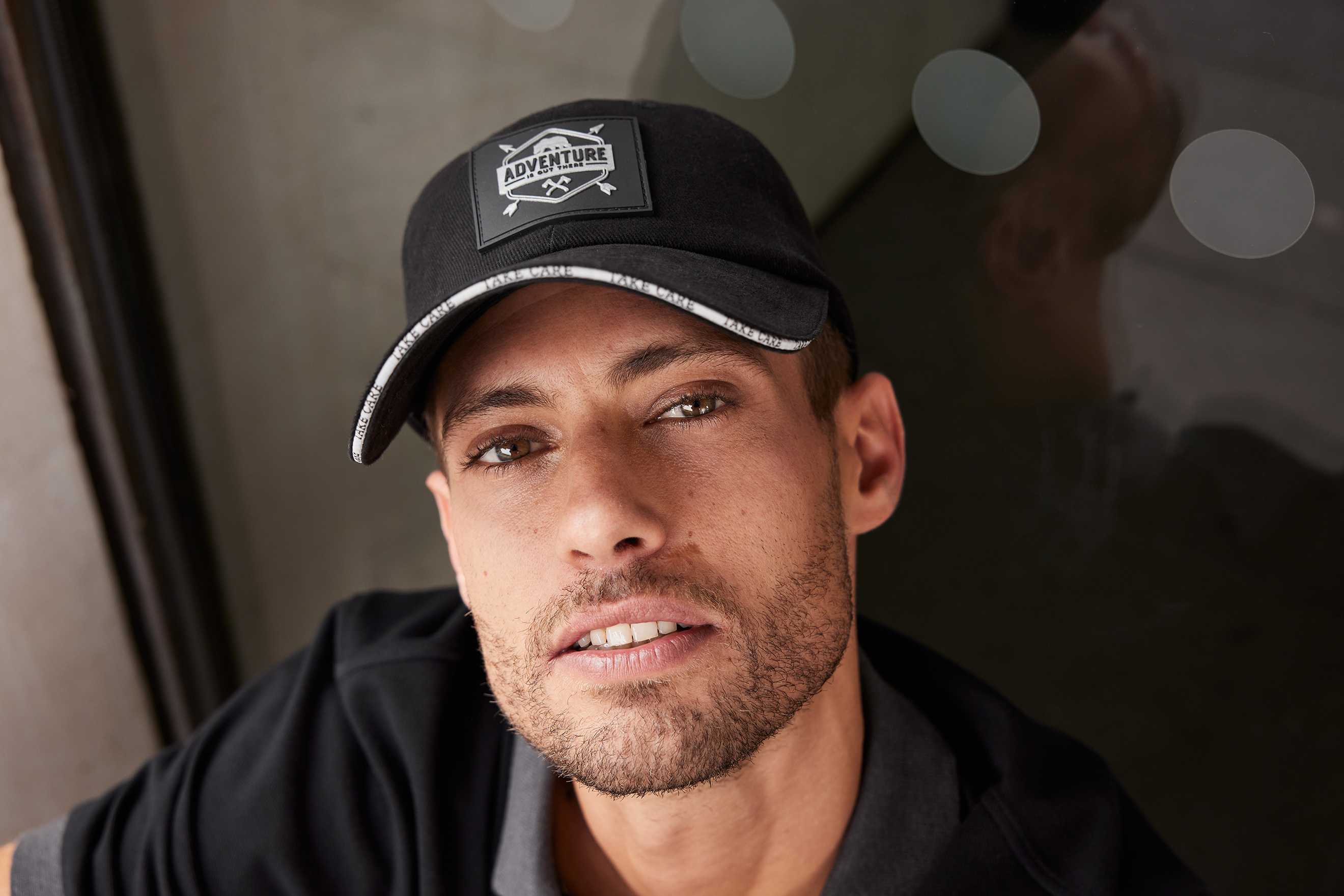 Unisex 6 Panel Raver Sandwich Cap Dark-green/beige-Daiber