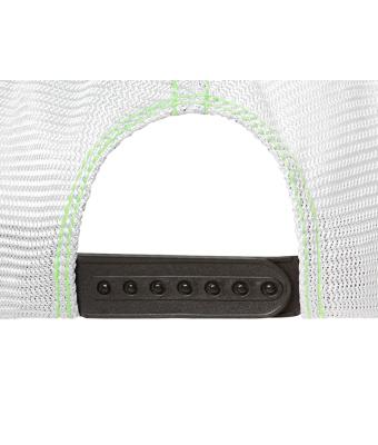 Unisex 6 Panel Mesh Cap Black/turquoise/white-Daiber