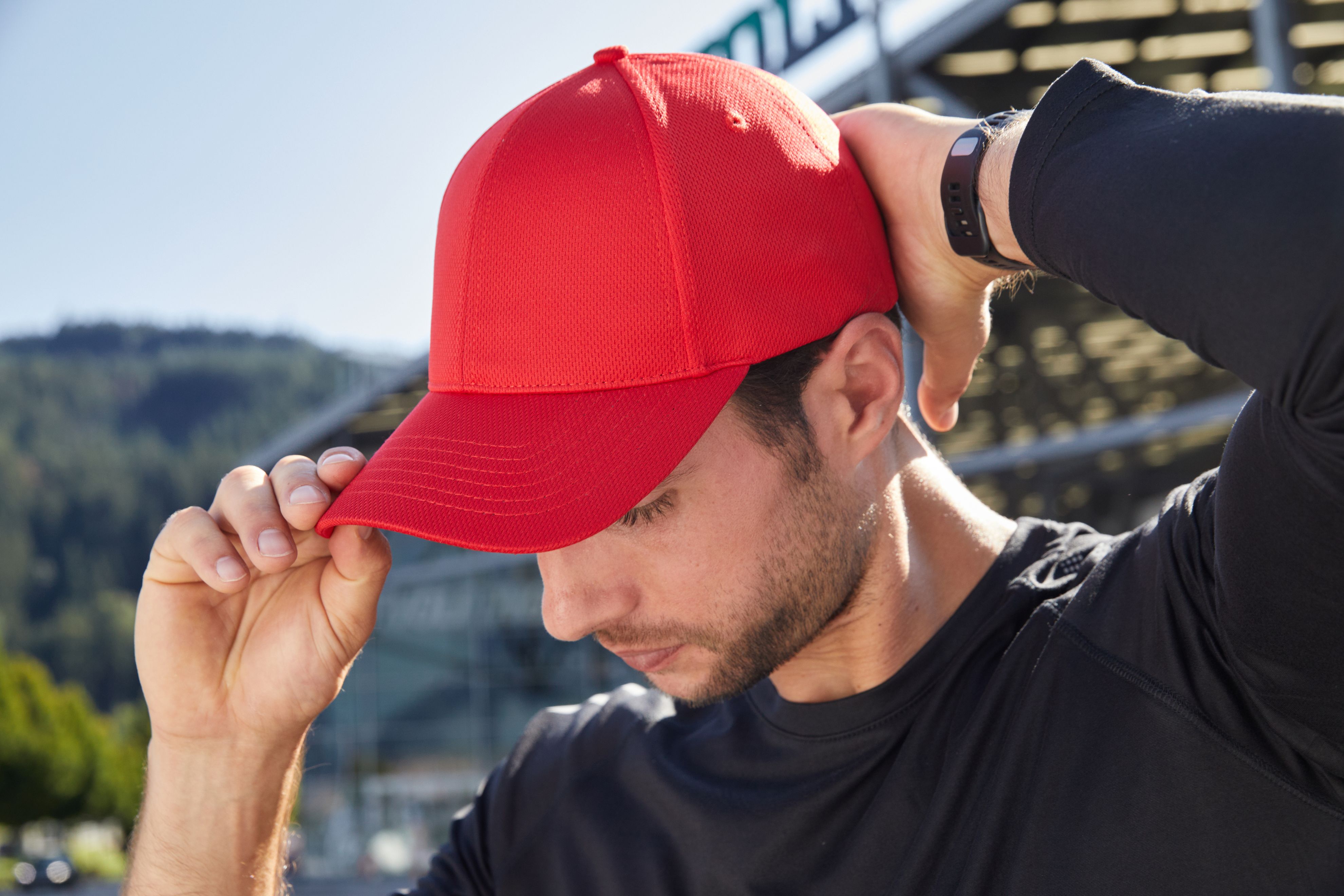 Unisex 6 Panel Sports Cap White-Daiber