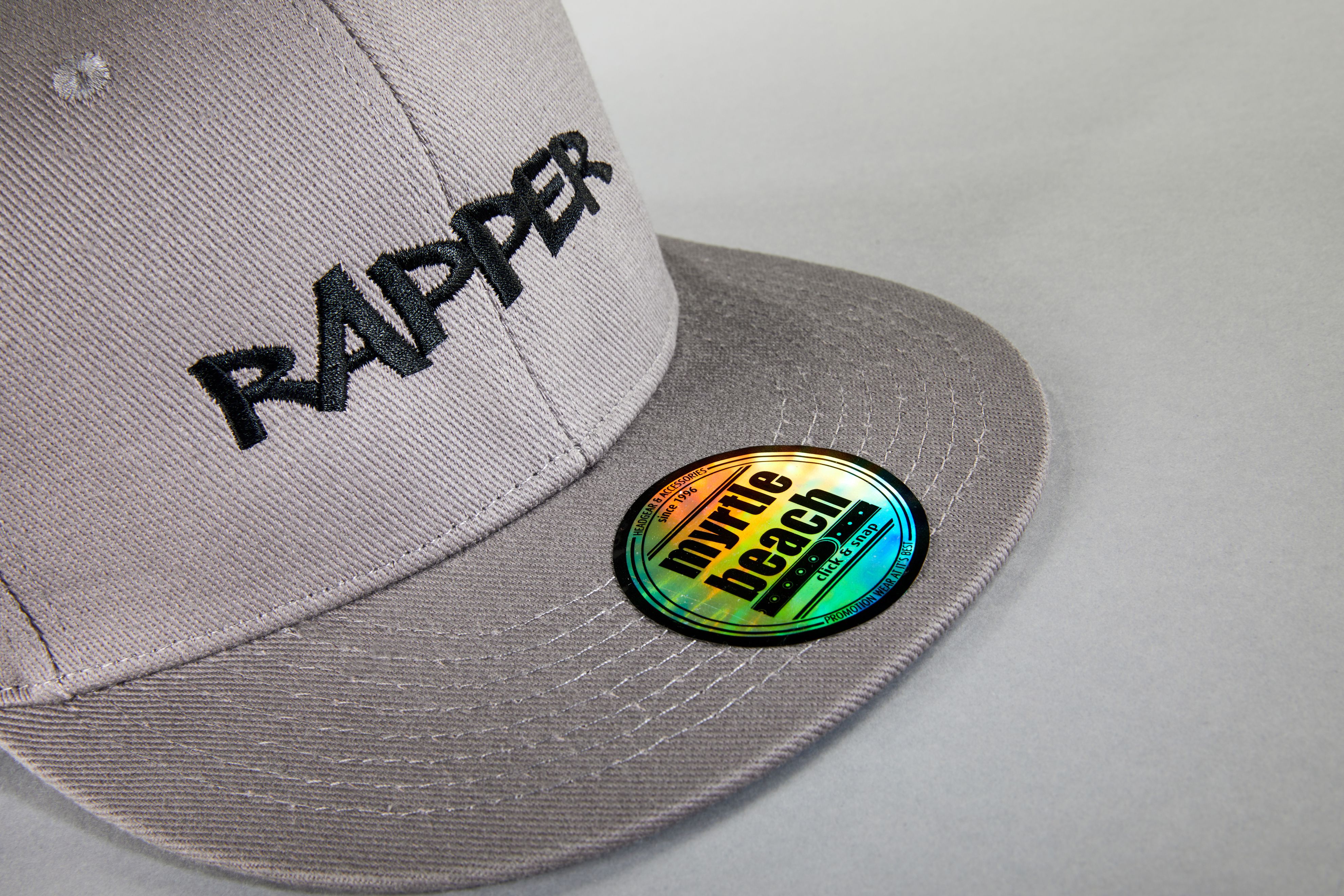 Unisex 6 Panel Pro Cap Style White/white-Daiber