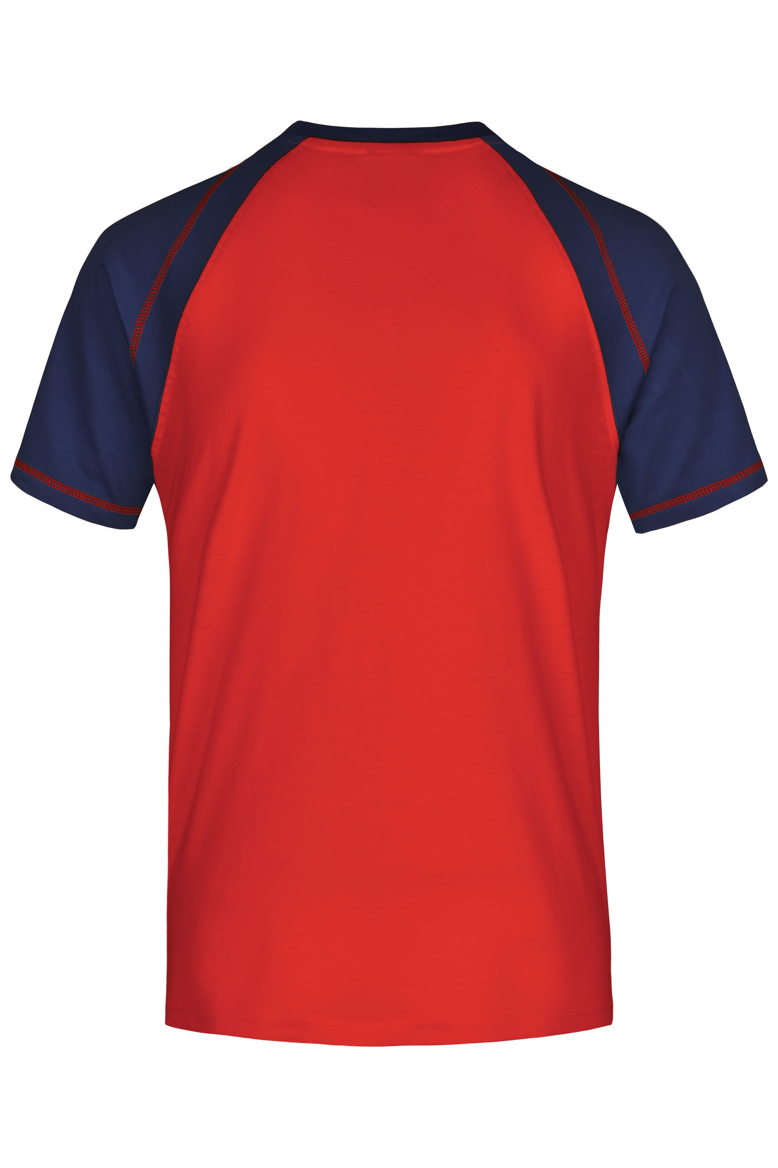 Herren Men's Raglan-T Red/navy-Daiber