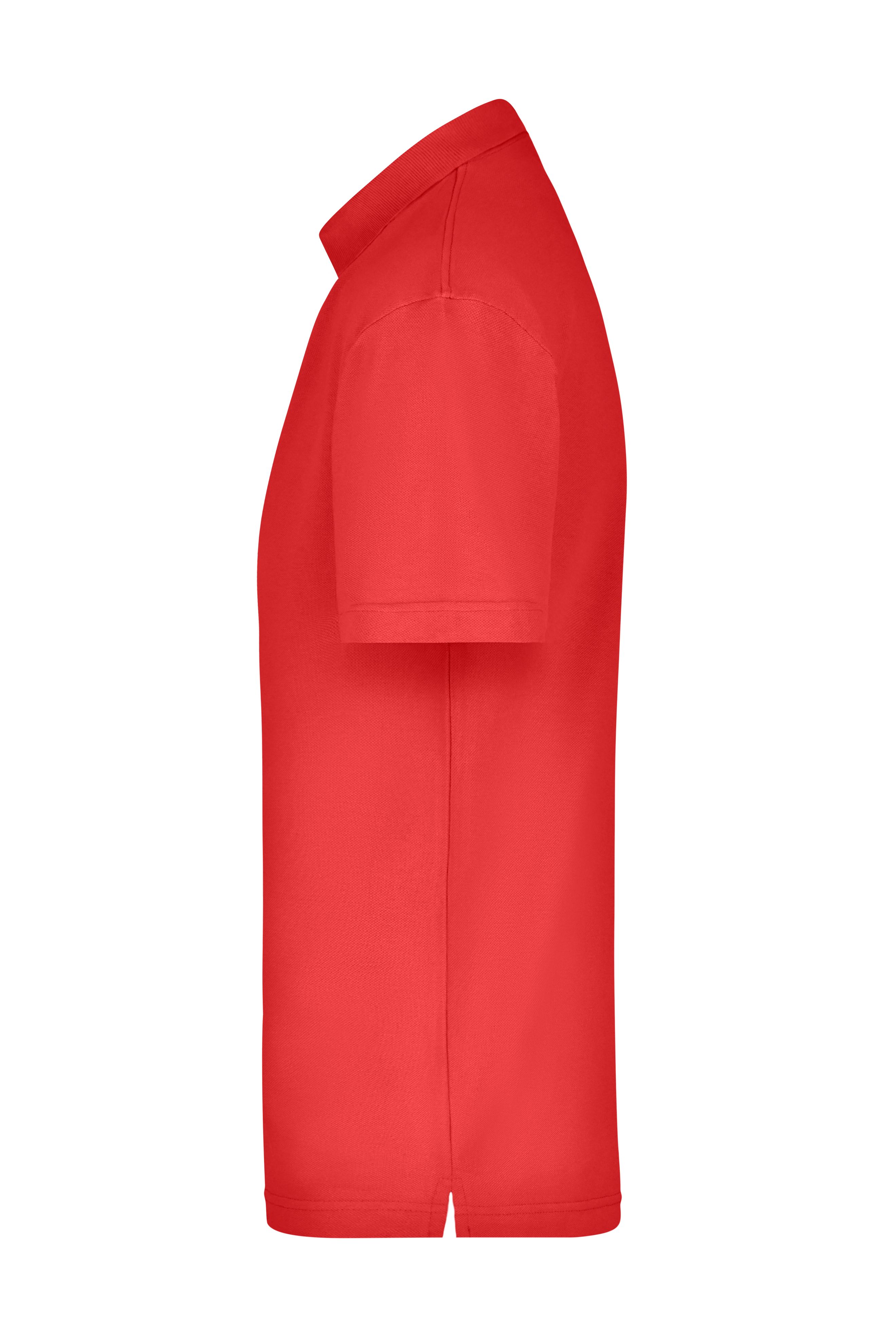 Herren Polo-Piqué Medium Red-Daiber