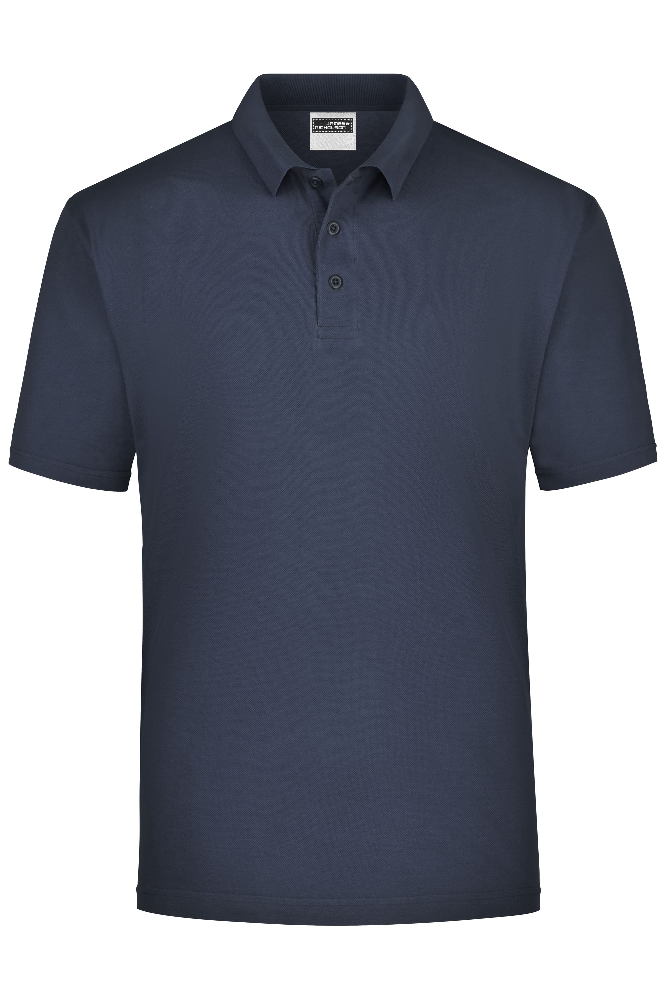 Men Polo Piqué Heavy Navy-Daiber