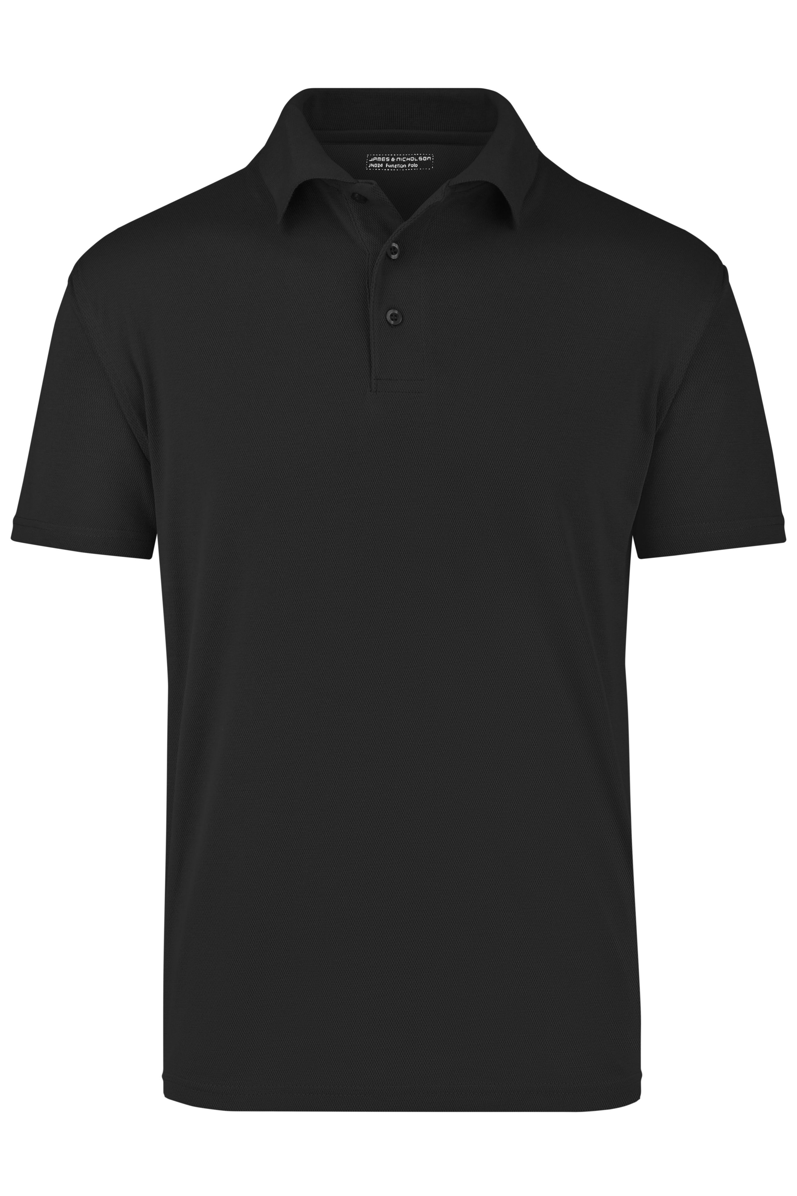 Herren Function Polo Black-Daiber