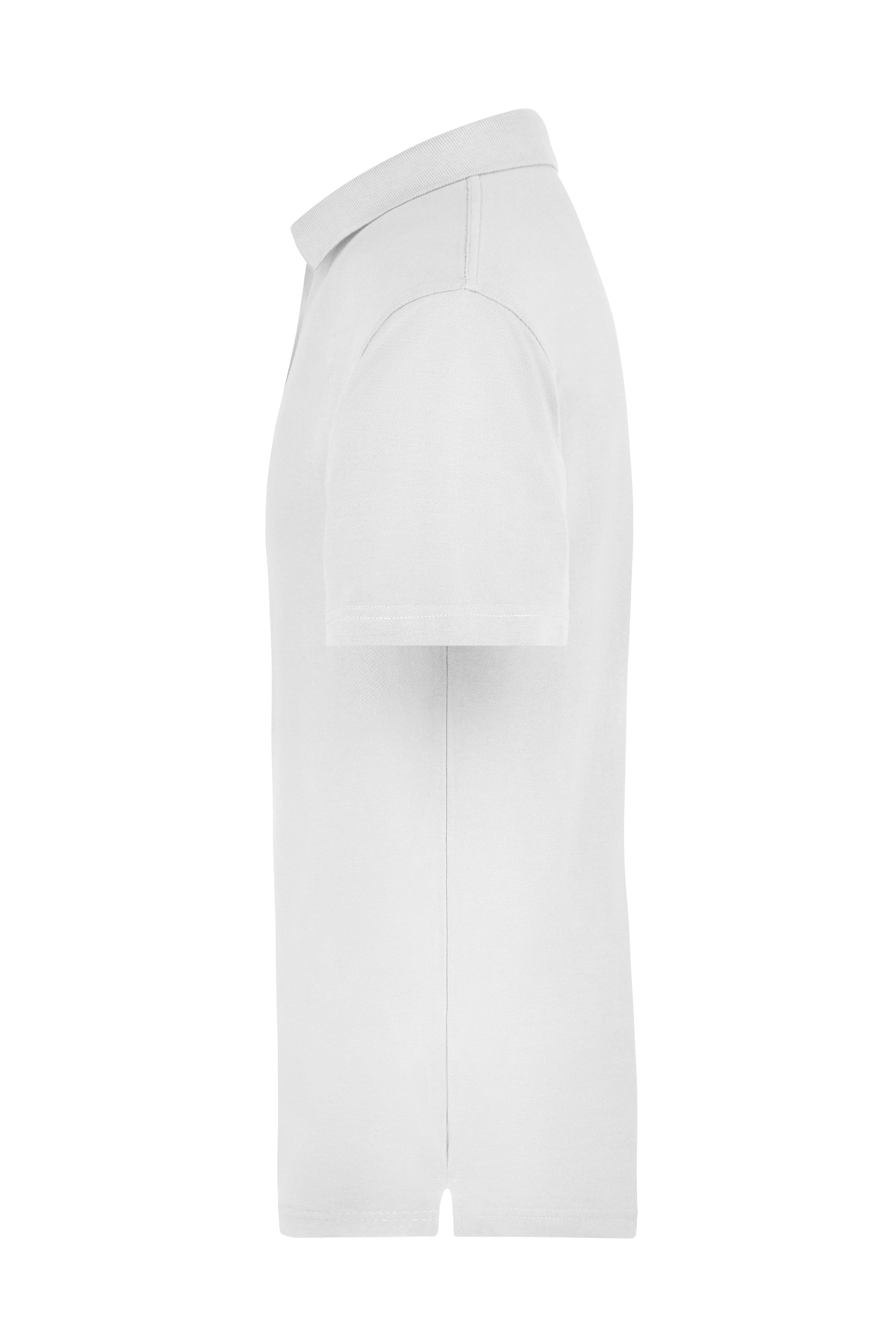 Herren Worker Polo White-Daiber