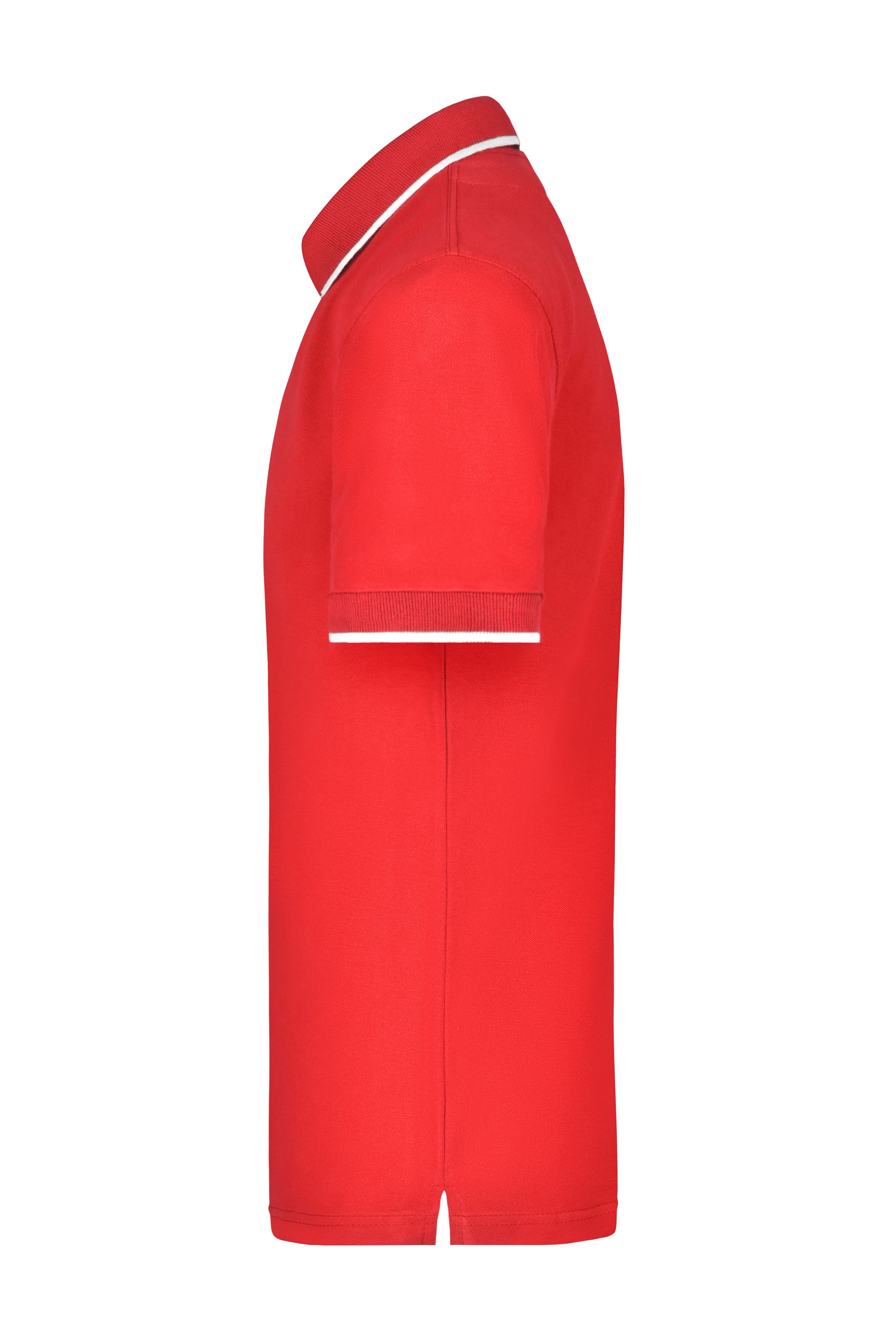 Men Polo Tipping Red/white-Daiber