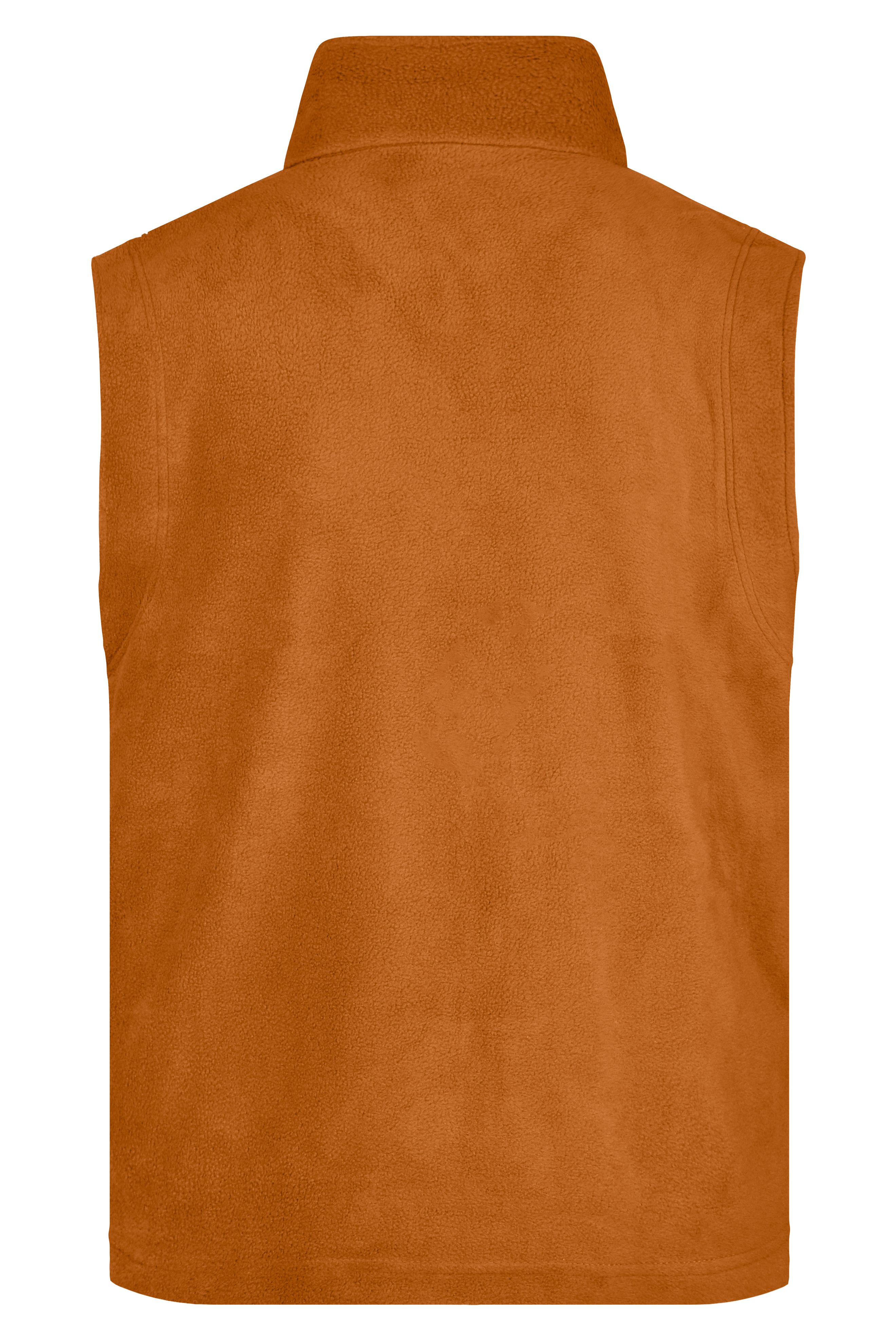 Men Fleece Vest Orange-Daiber