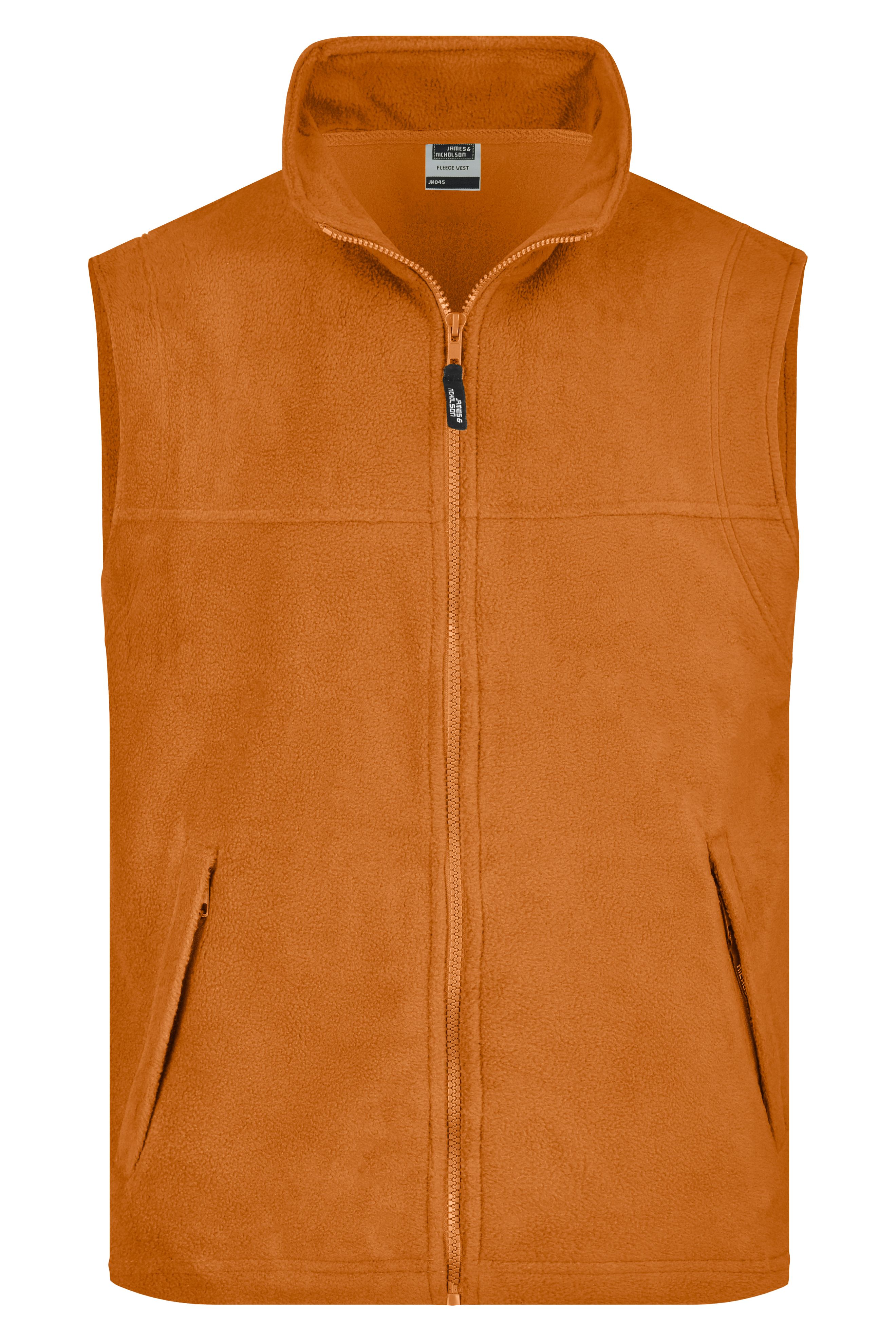 Men Fleece Vest Orange-Daiber
