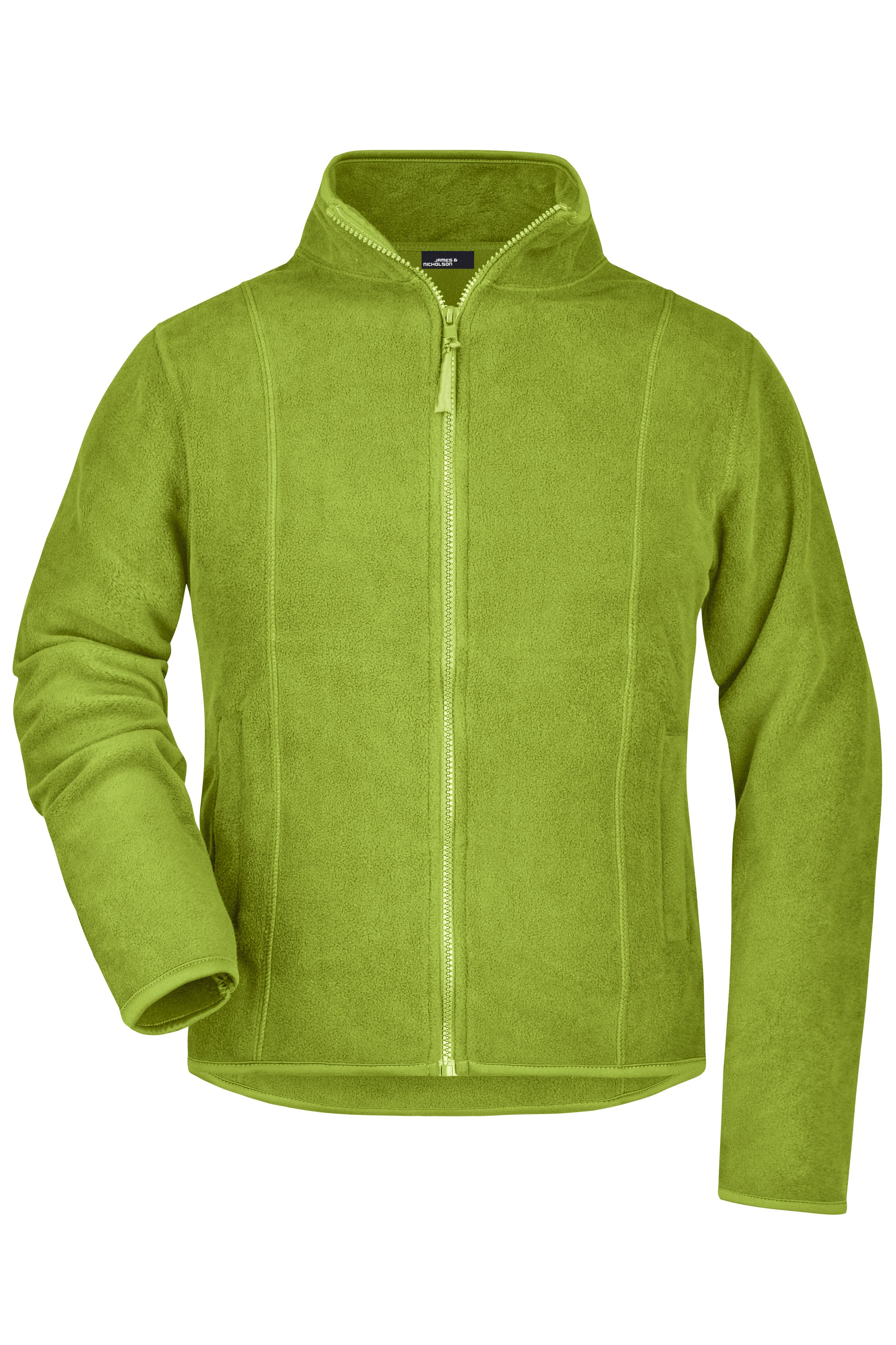 Damen Girly Microfleece Jacket Lime-green-Daiber
