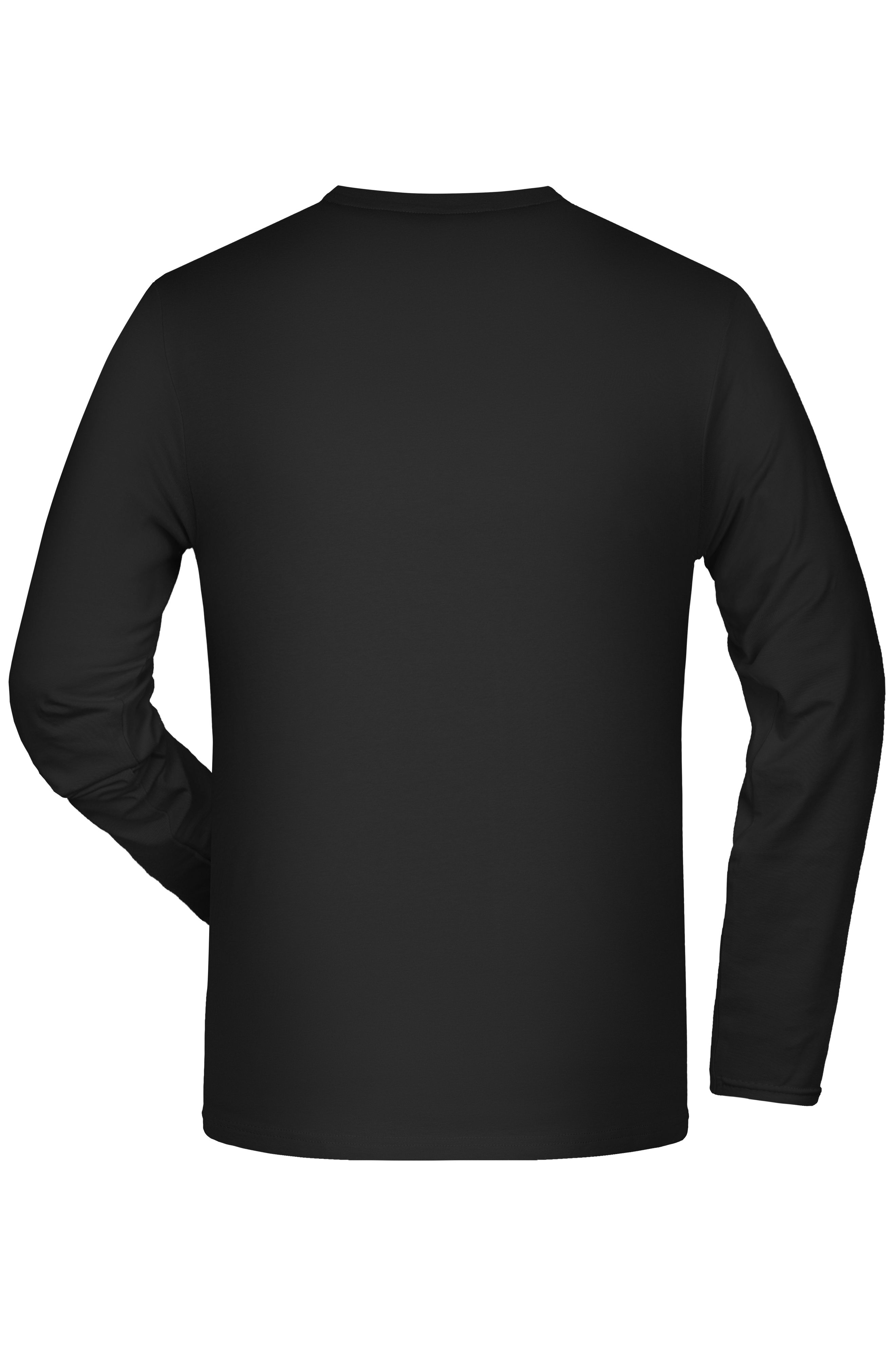 Herren Elastic-T Long-Sleeved Black-Daiber