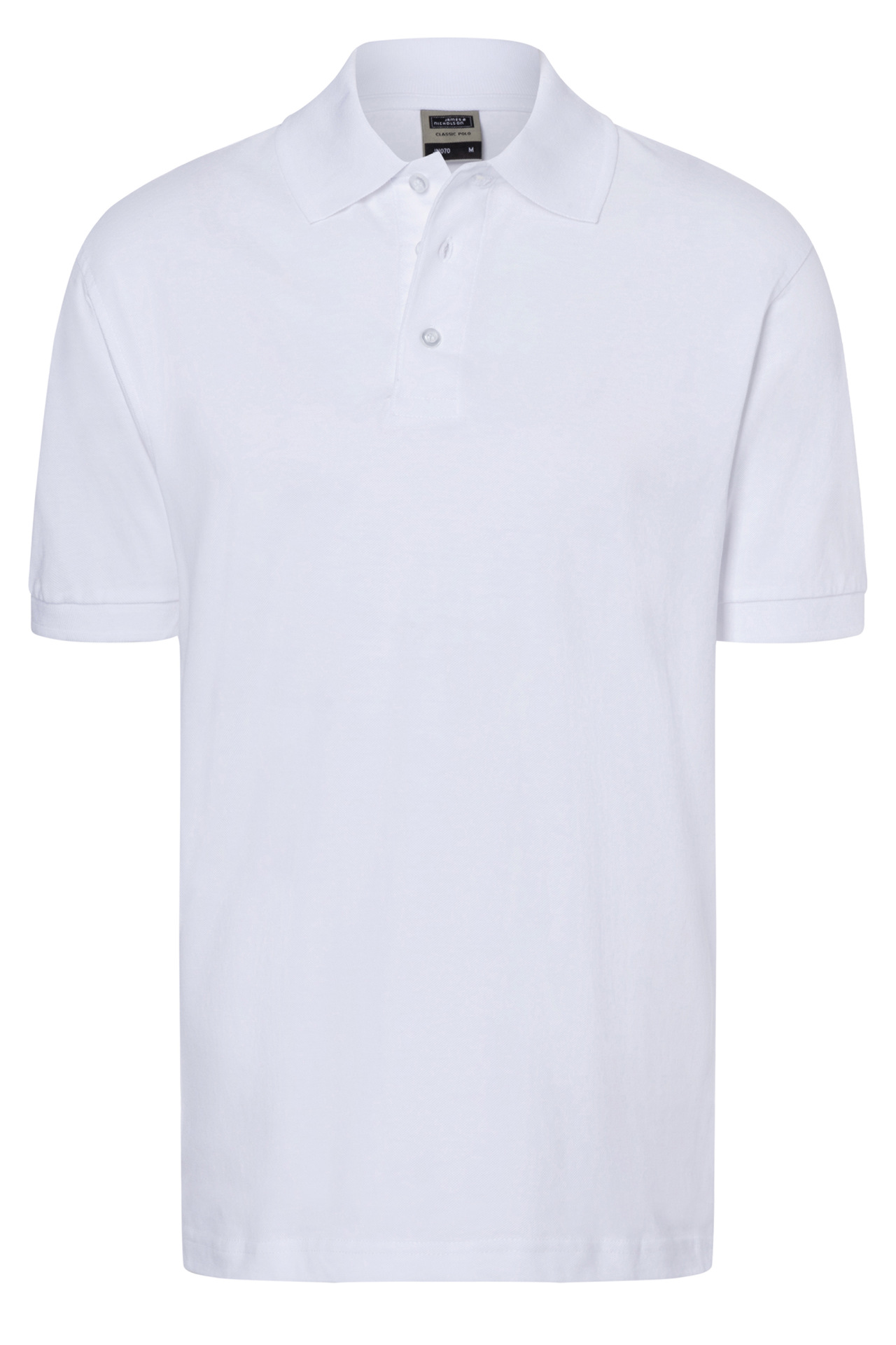 Men Classic Polo White-Daiber