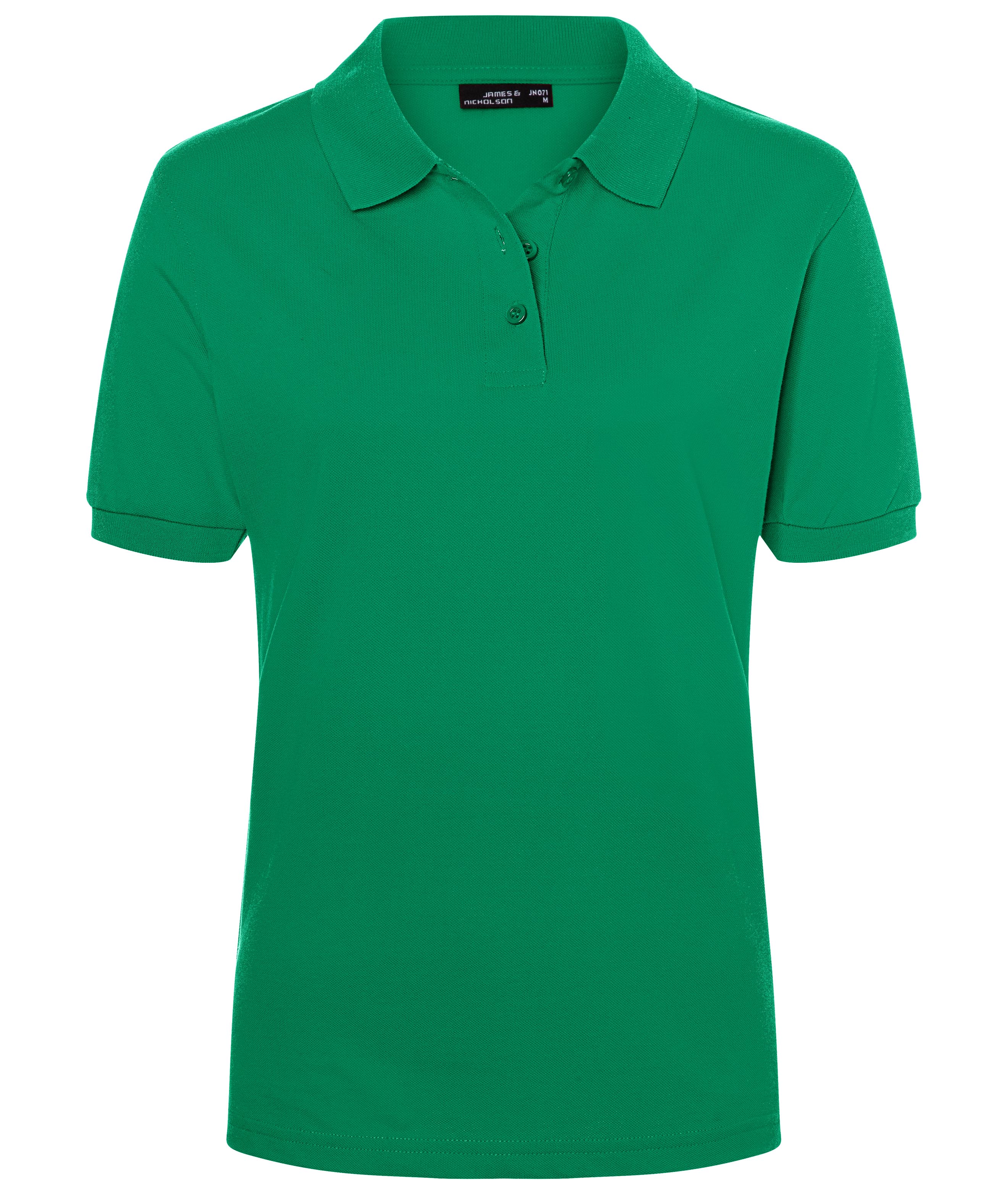 Femme Polo piquée coupe ajustée femme Vert-irlandais-Daiber