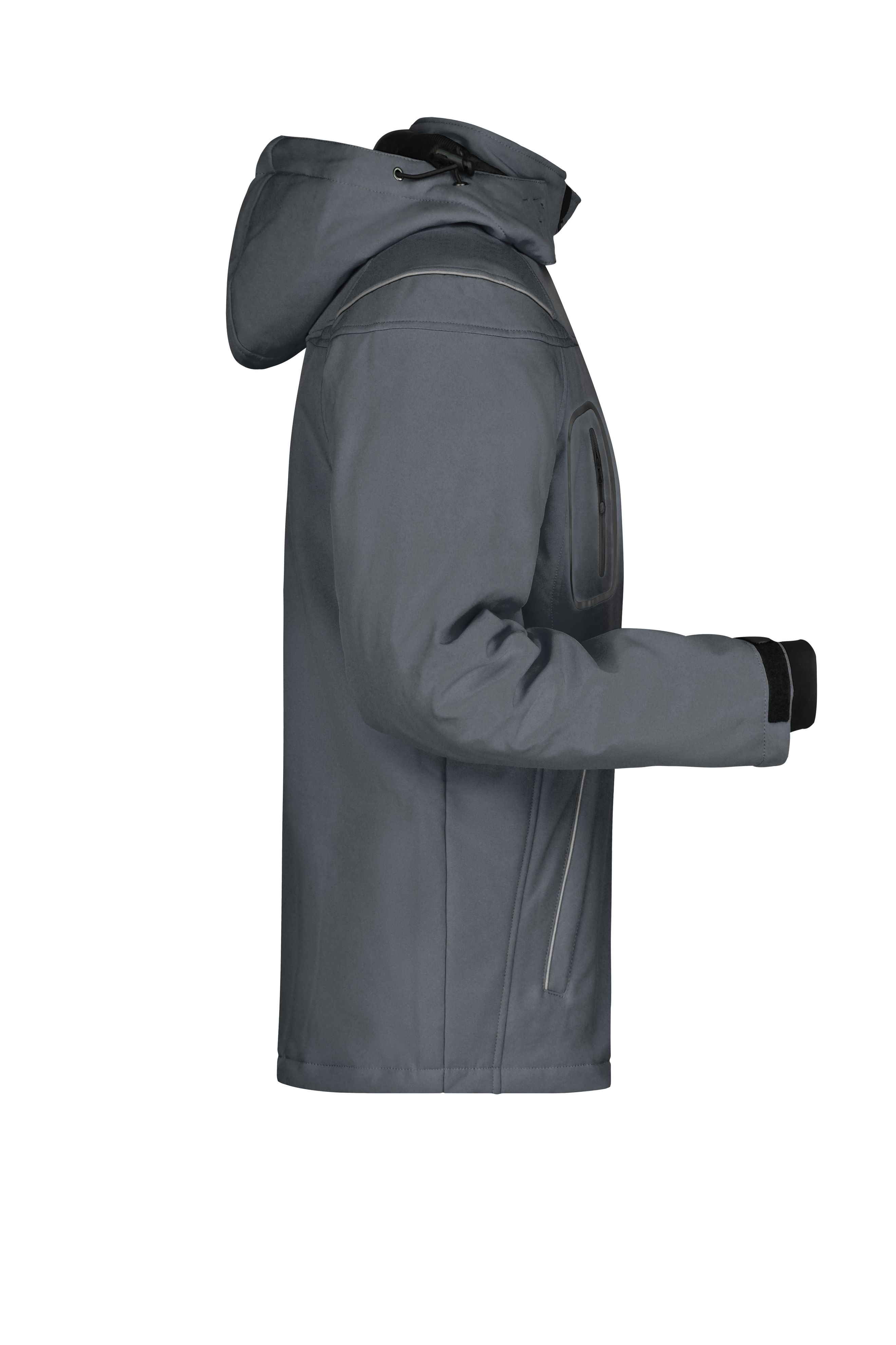 Men Men's Winter Softshell Jacket Carbon-Daiber