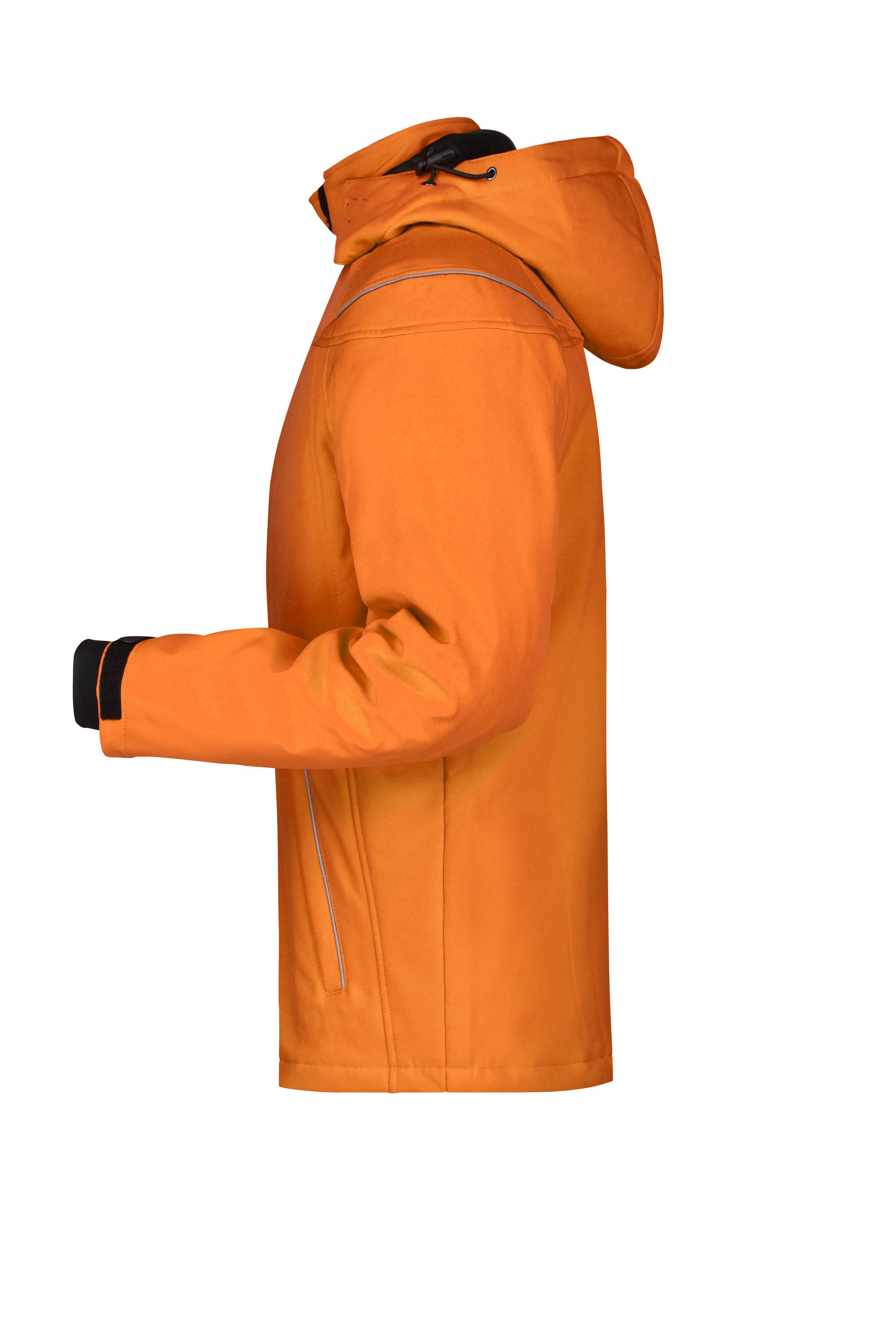 Men Mens Winter Softshell Jacket Orange Daiber
