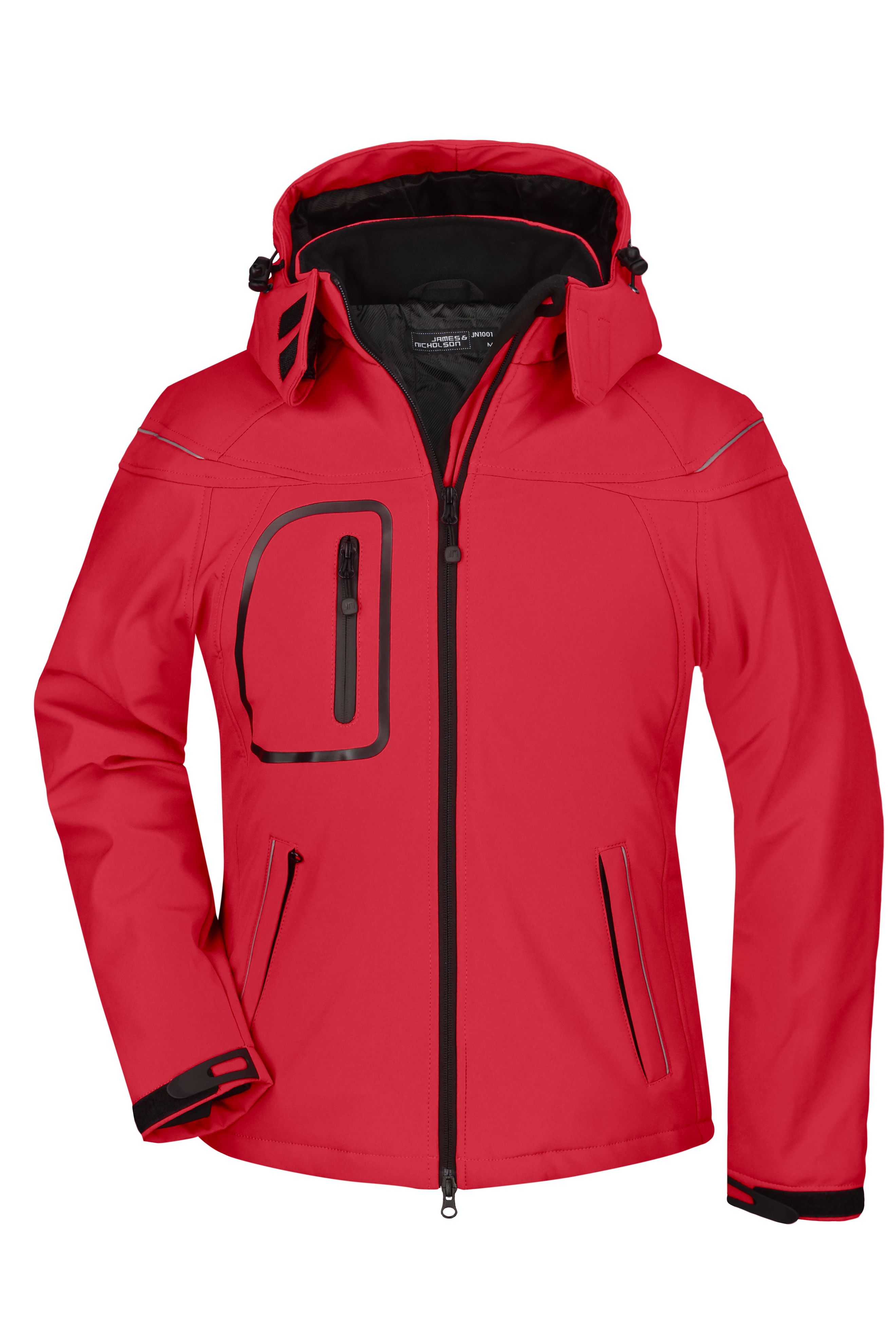 Ladies Ladies' Winter Softshell Jacket Red-Daiber