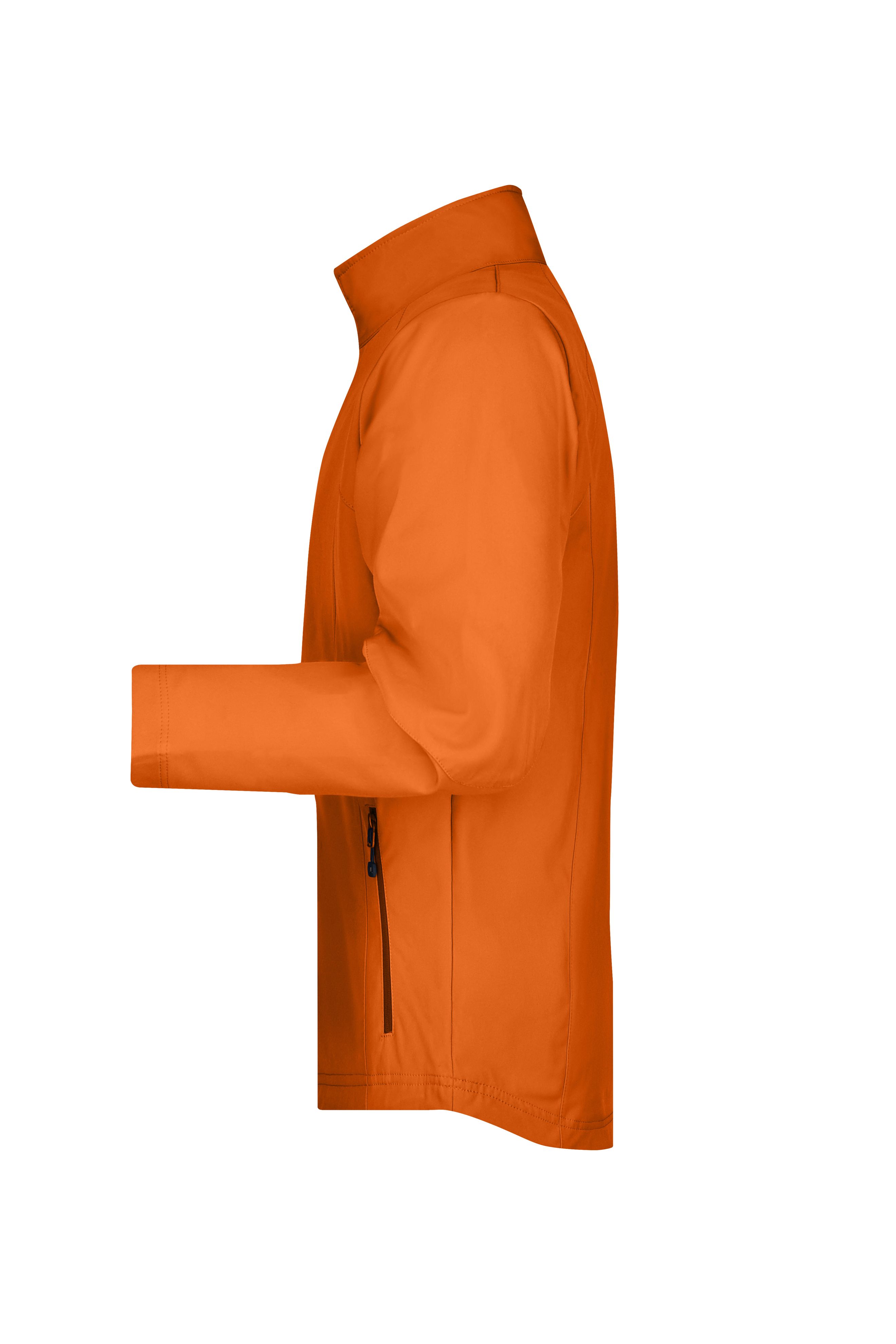 Men Men's Softshell Jacket Orange-Daiber