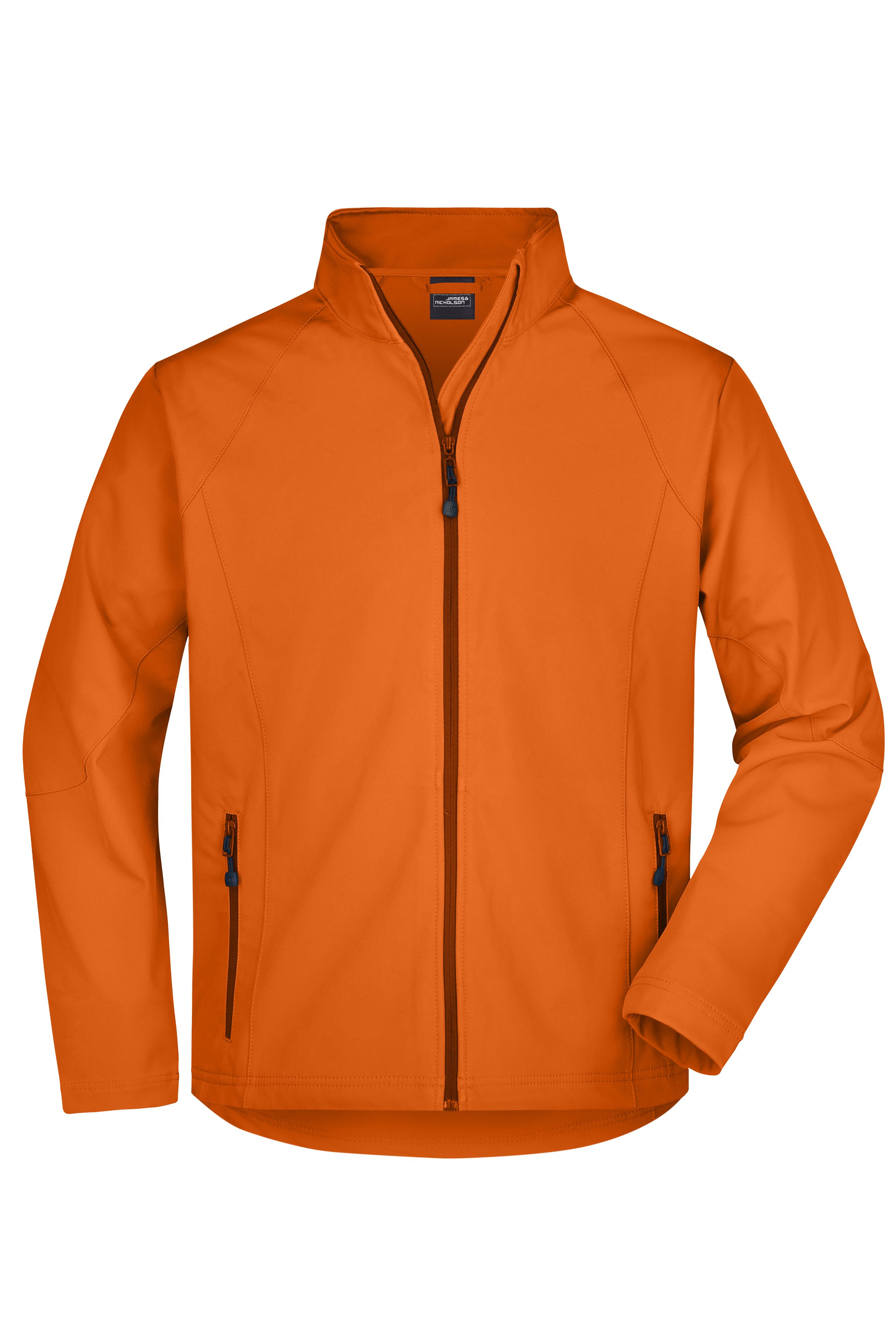 Men Men's Softshell Jacket Orange-Daiber