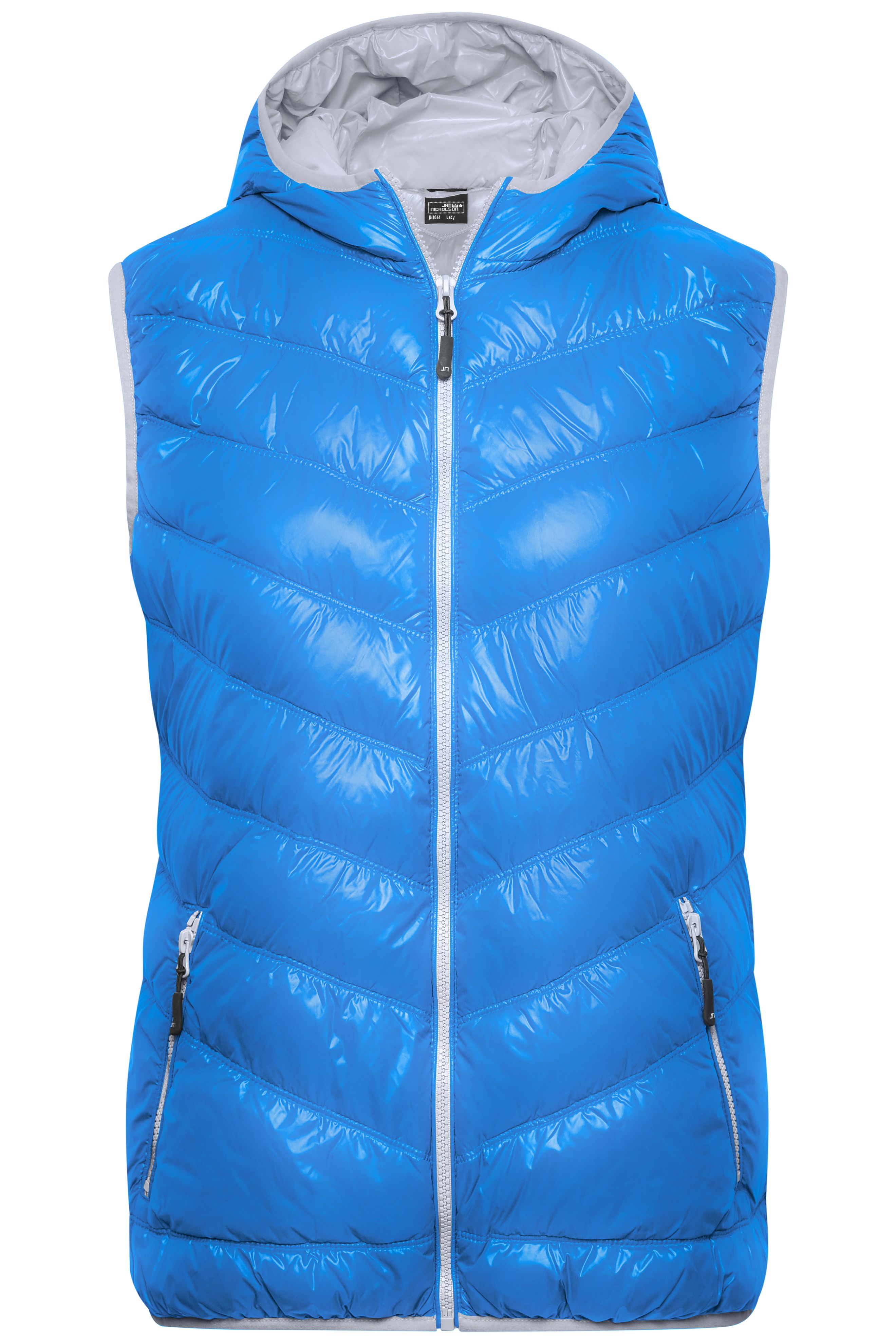 Damen Ladies' Down Vest Blue/silver-Daiber