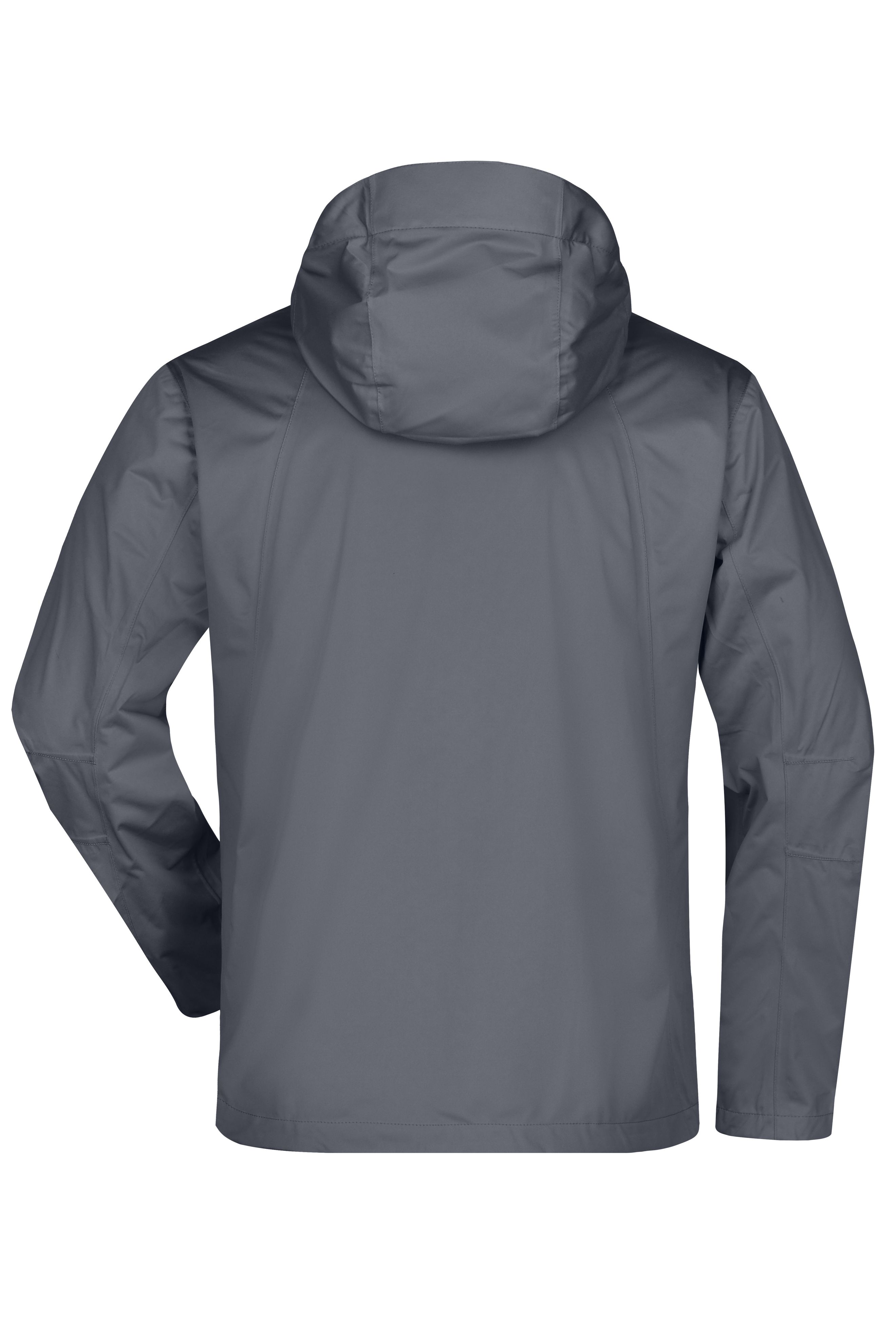 Men Men's Outdoor Jacket Iron-grey/green-Daiber