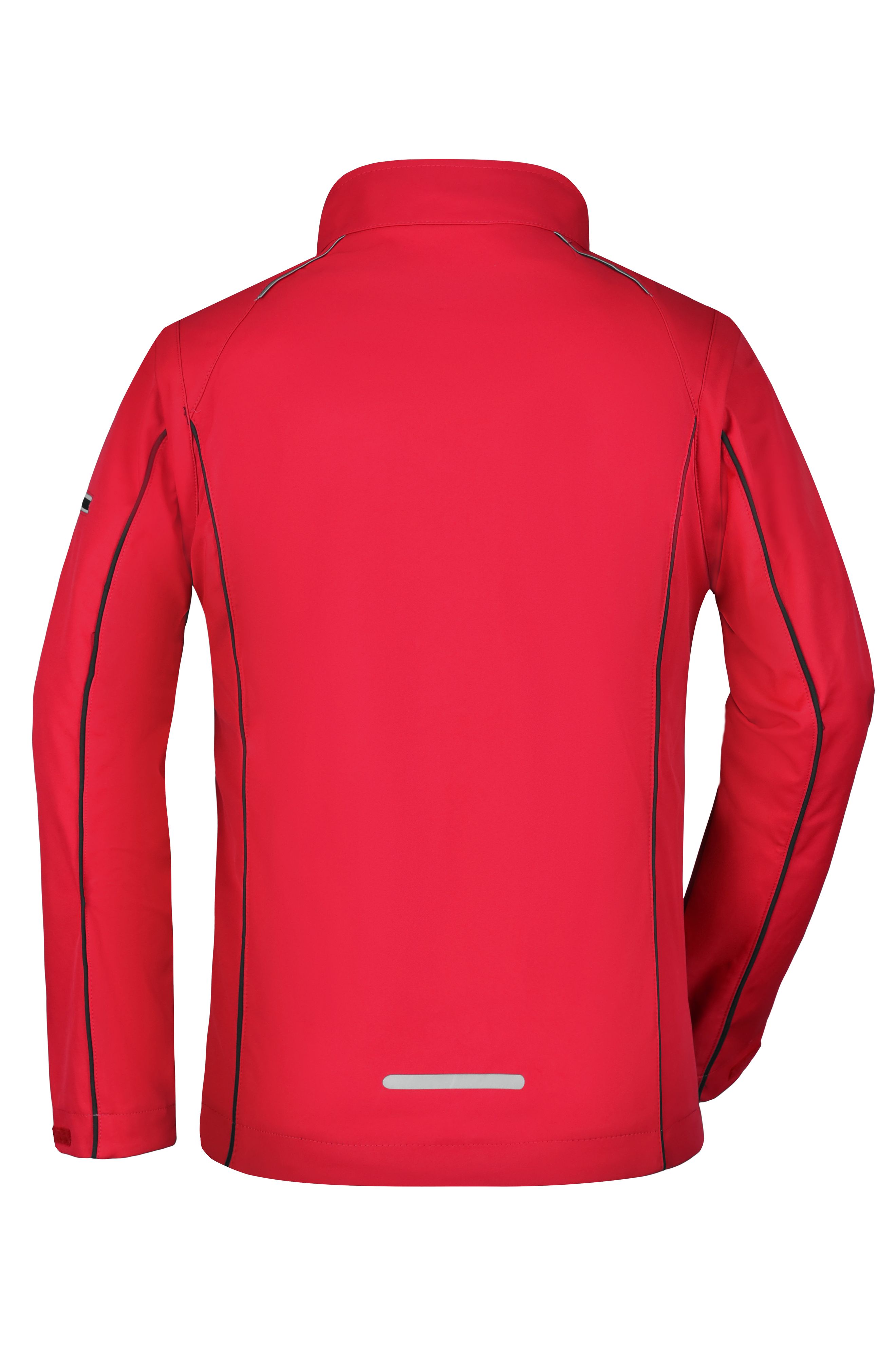 Ladies Ladies' Zip-Off Softshell Jacket Red/black-Daiber