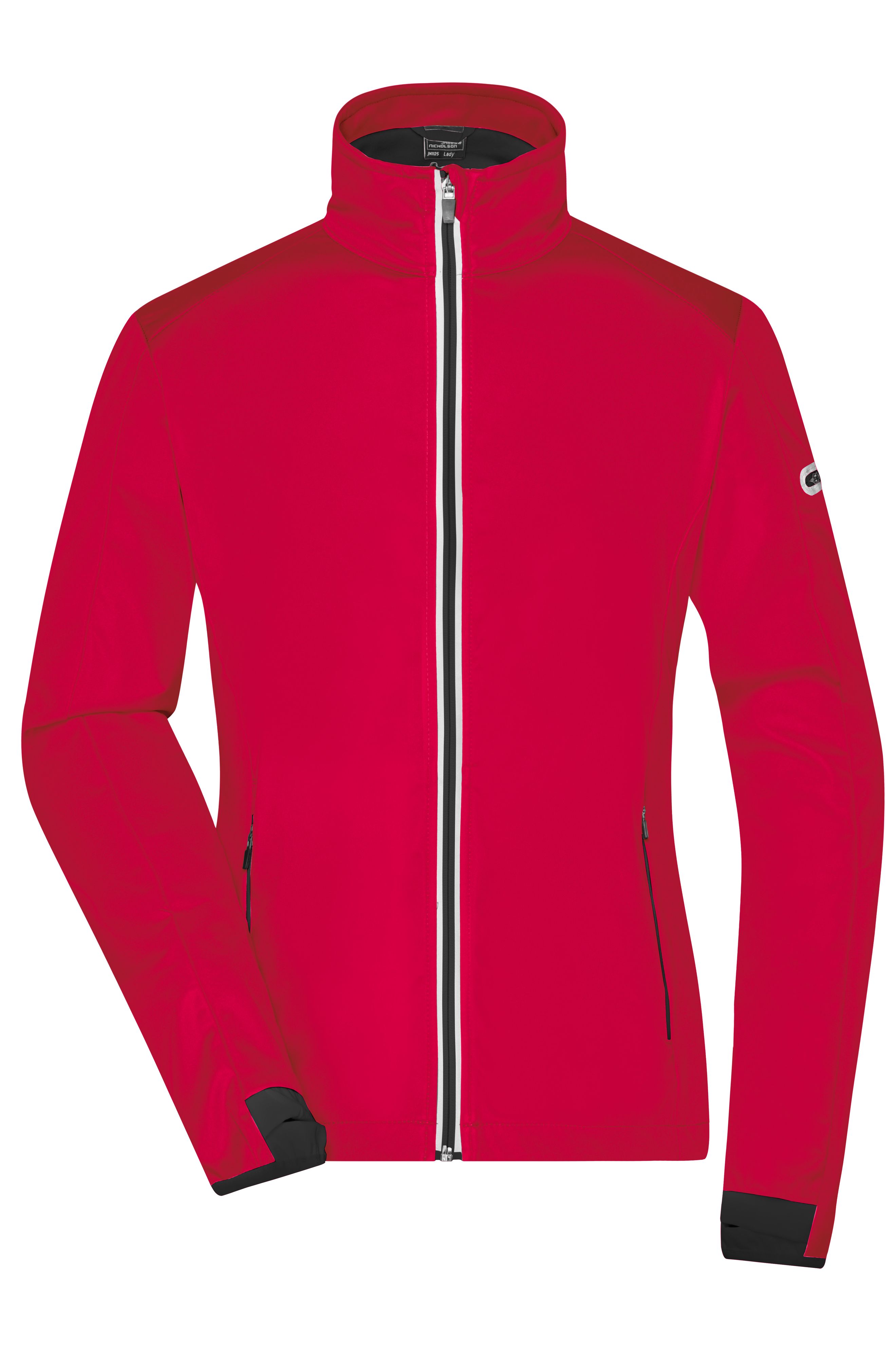 Ladies Ladies Sports Softshell Jacket Light Red Black Daiber