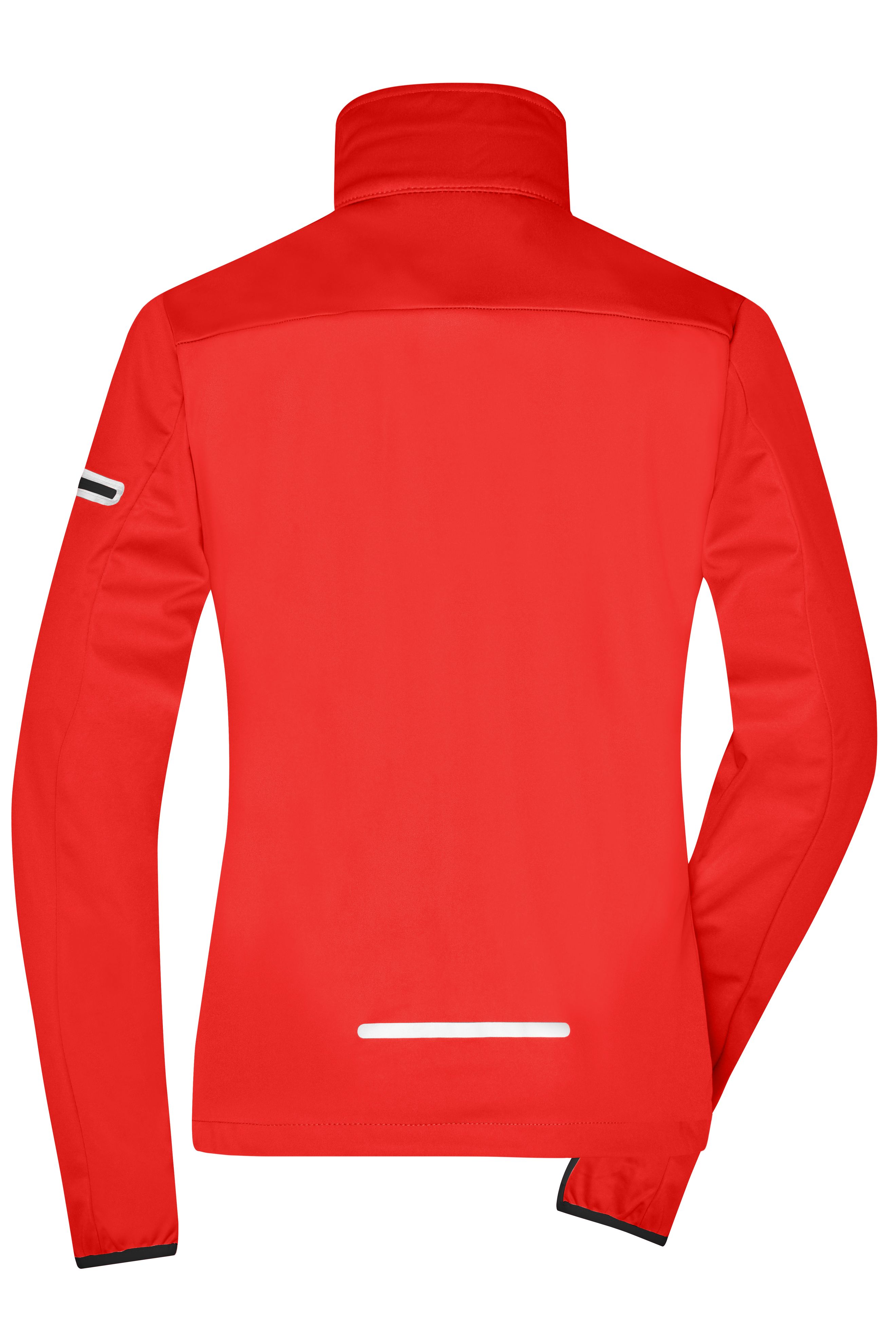 Damen Ladies Sports Softshell Jacket Bright Orange Black Daiber