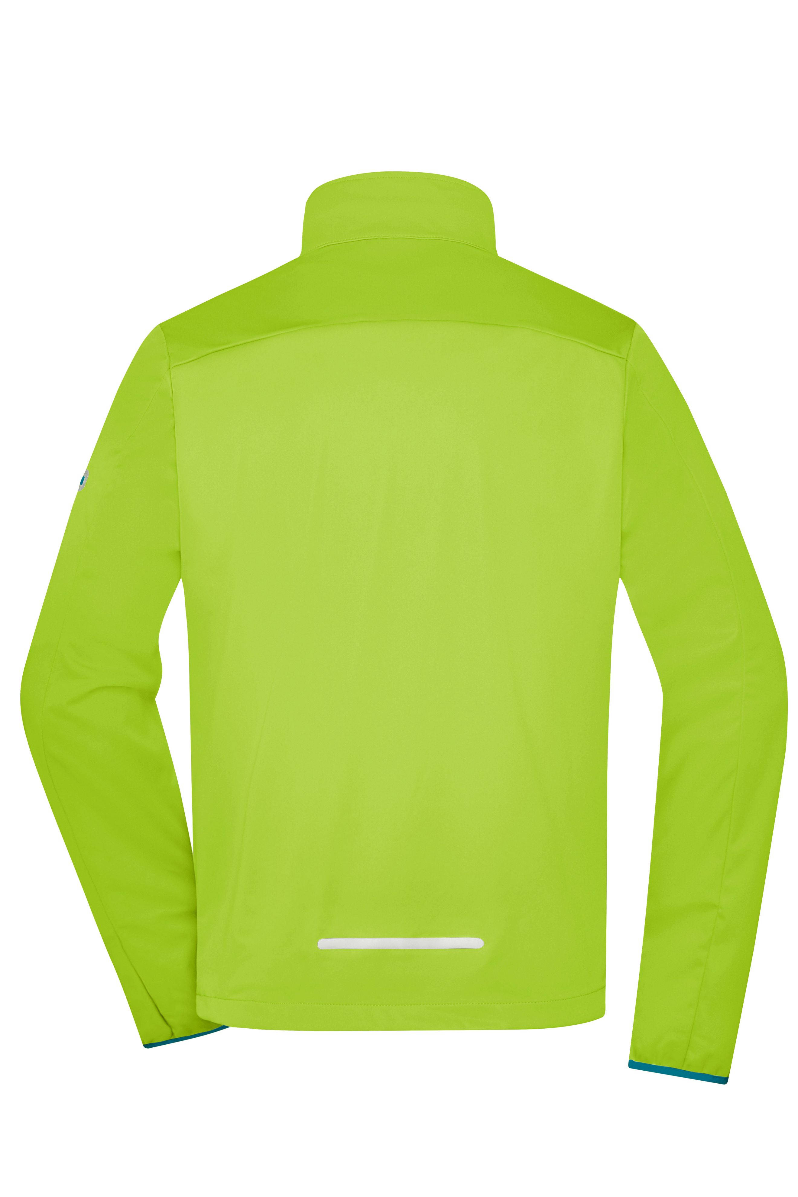 Herren Mens Sports Softshell Jacket Bright Yellow Bright Blue Daiber