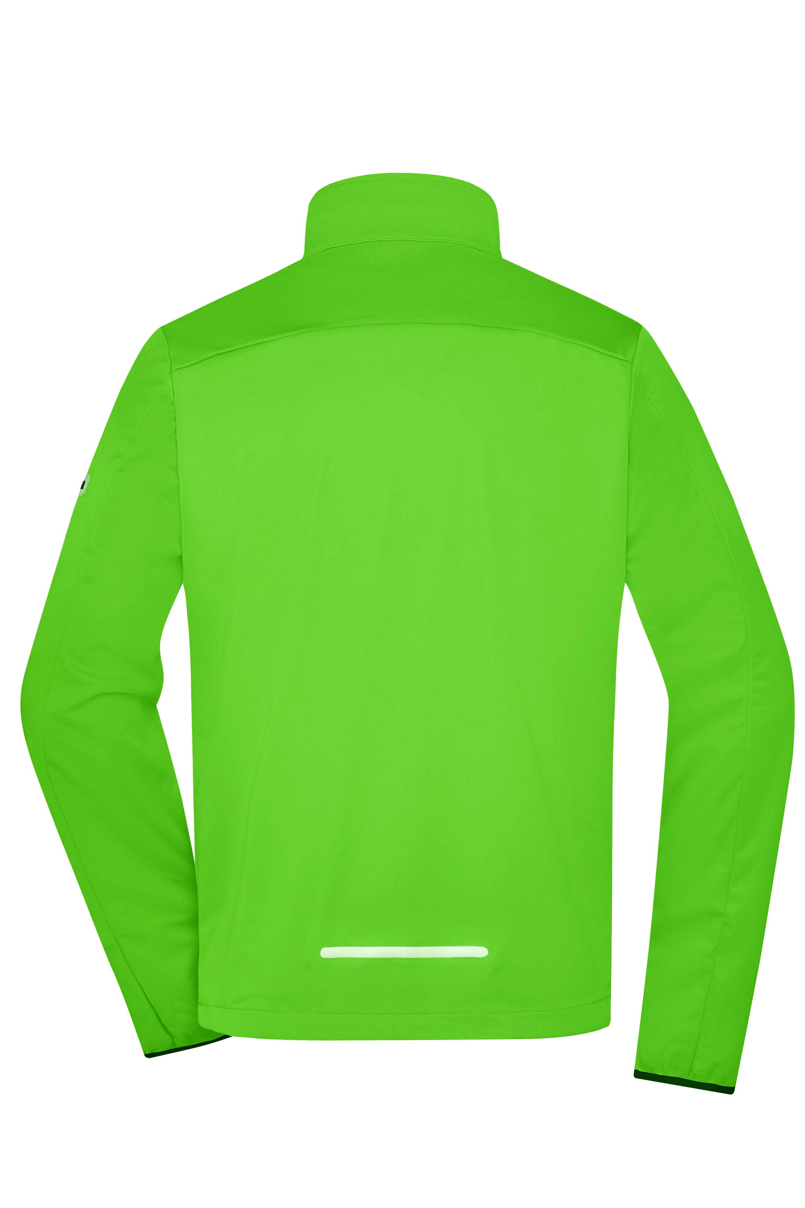 Herren Men's Sports Softshell Jacket Bright-green/black-Daiber