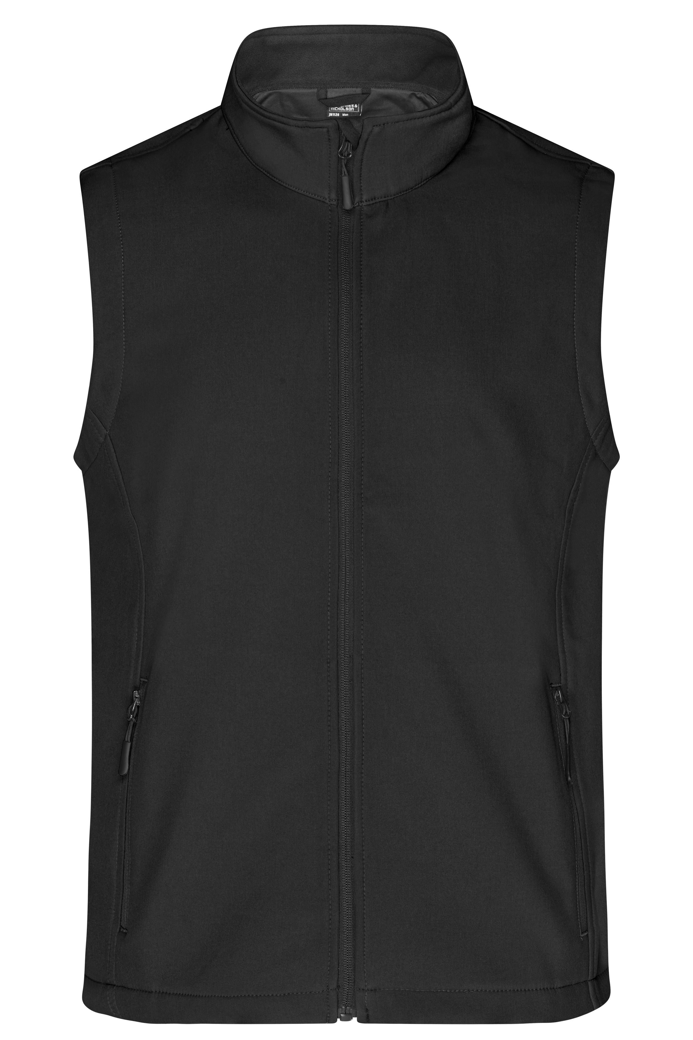Men Men's Promo Softshell Vest Black/black-Daiber