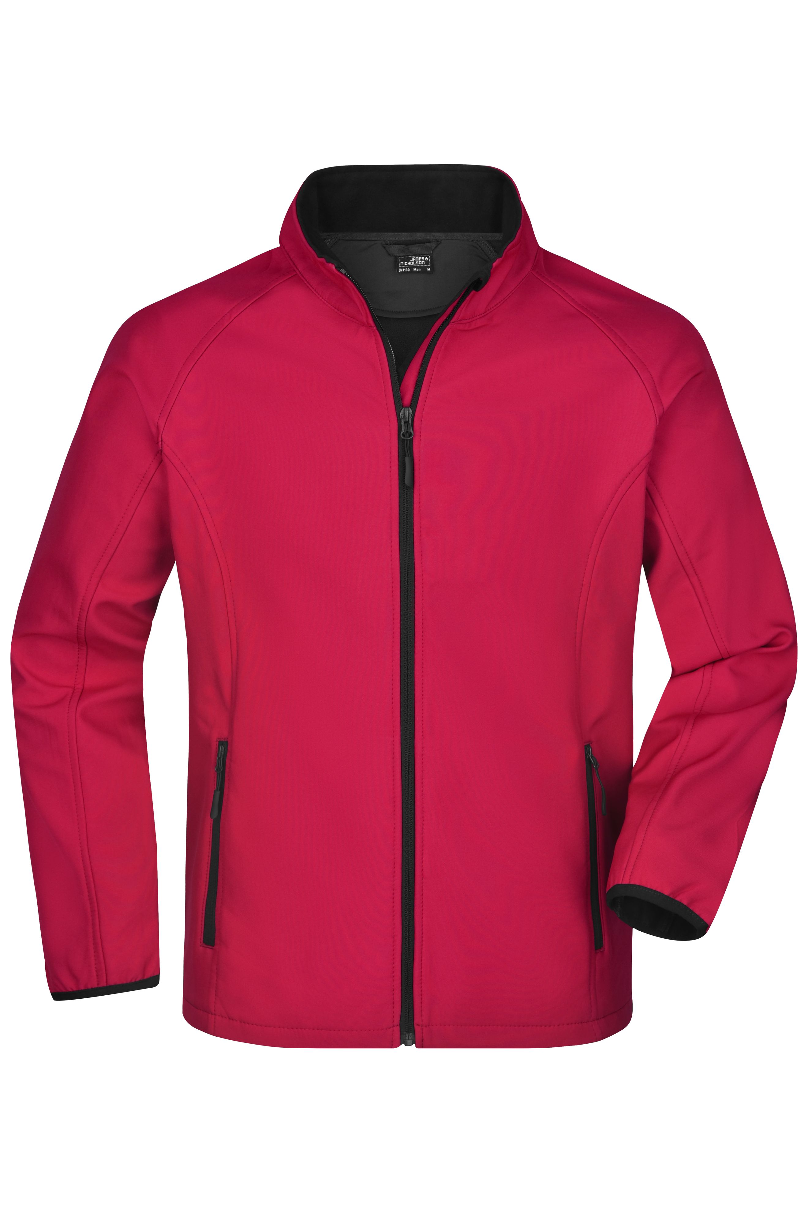 Men Men's Promo Softshell Jacket Red/black-Daiber
