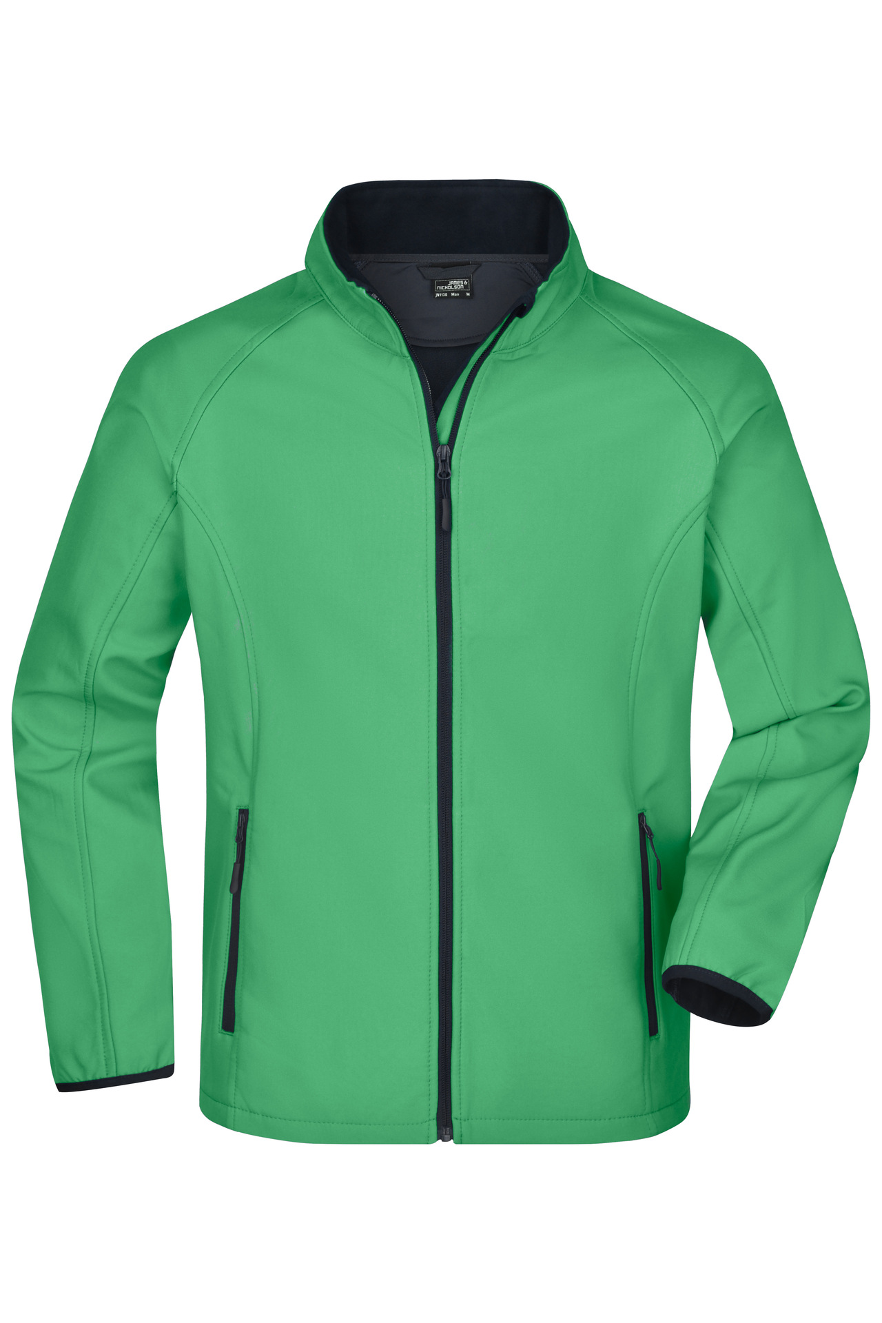 Men Men's Promo Softshell Jacket Green/navy-Daiber
