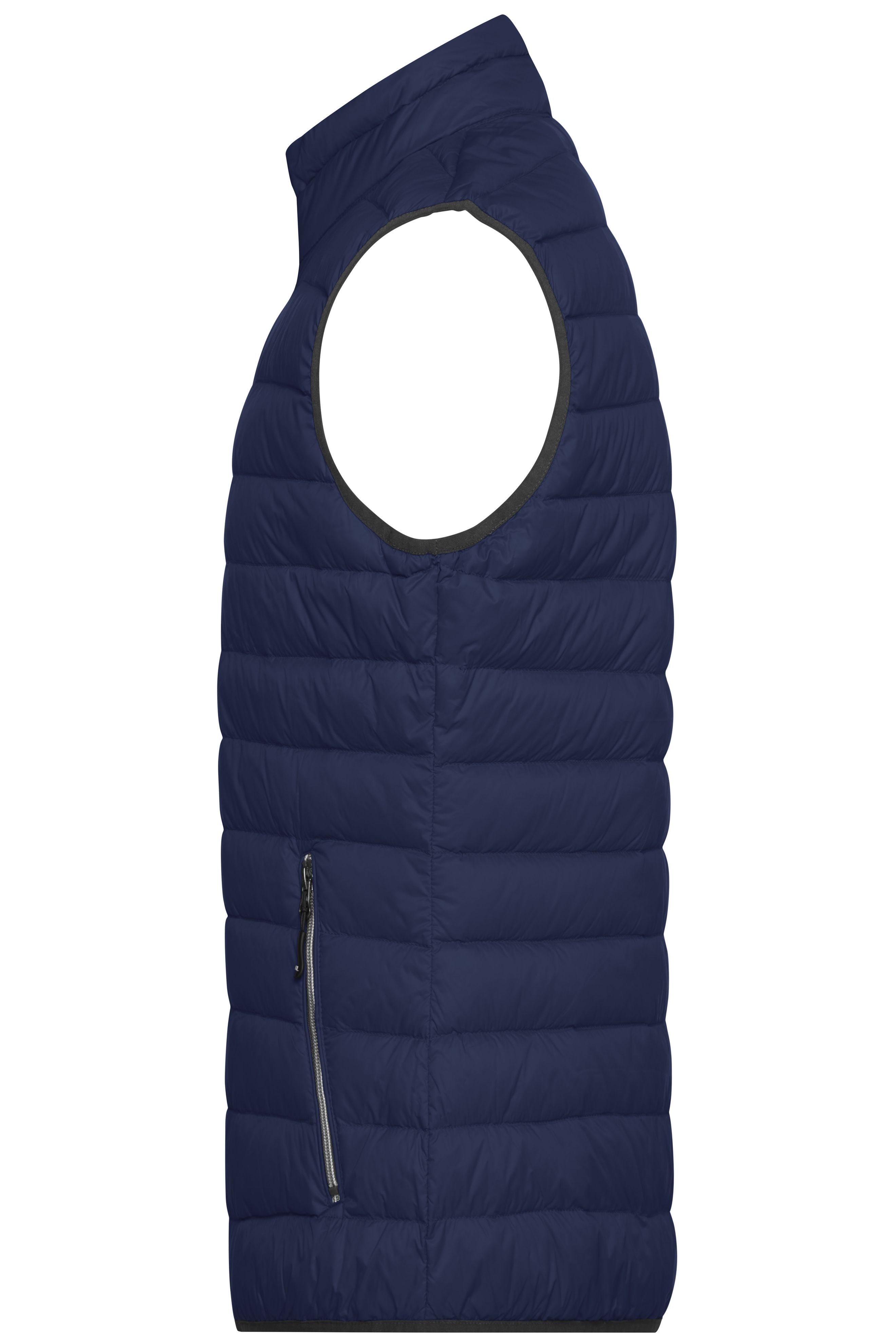 Men Men's Down Vest Navy/silver-Daiber