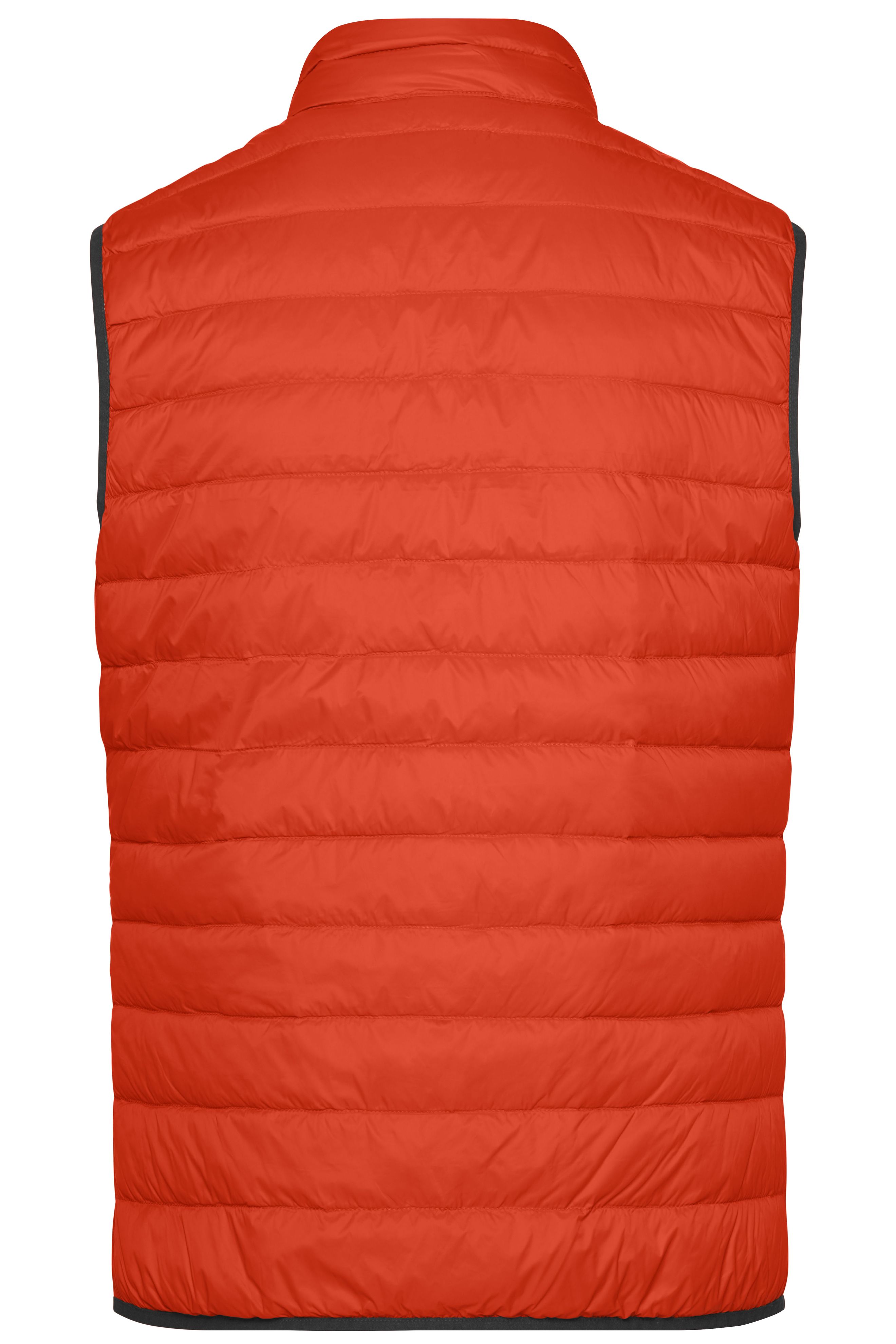 Men Mens Down Vest Burnt Orange Silver Daiber